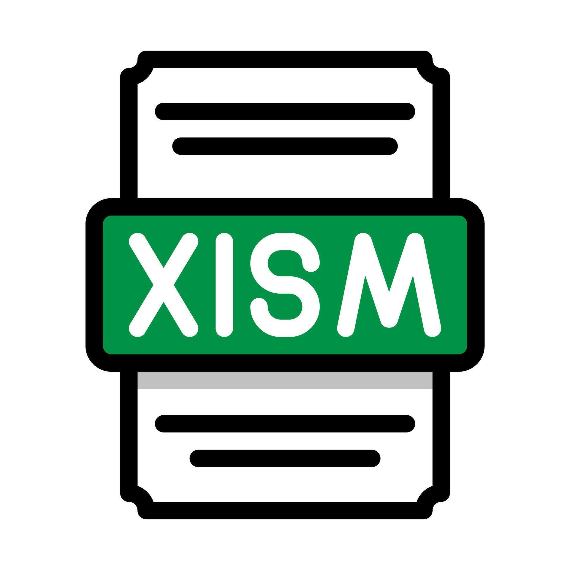 Document File Format Xlsm Spreadsheet Icon With Outline And Color In