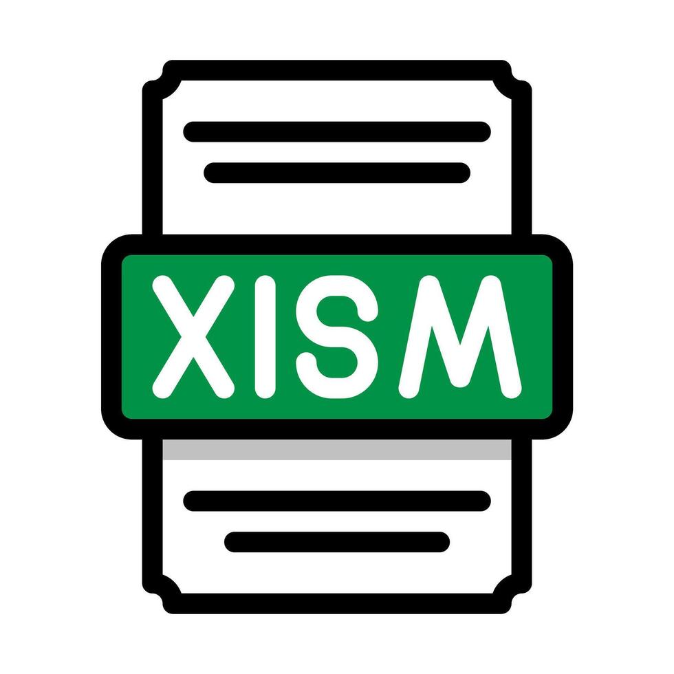 Document File Format Xlsm Spreadsheet Icon With Outline And Color In