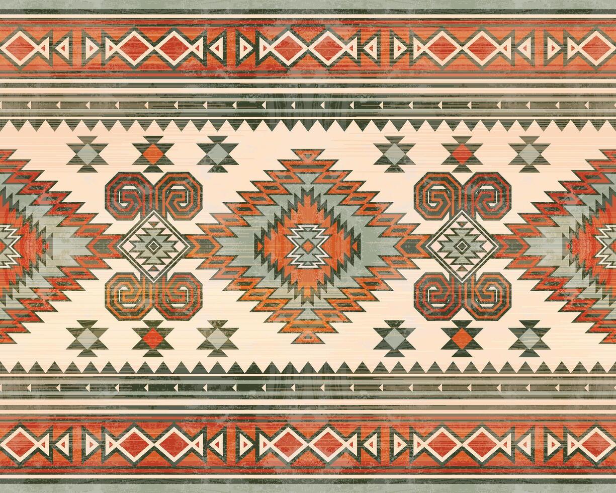 Native american indian ornament pattern geometric ethnic textile ...