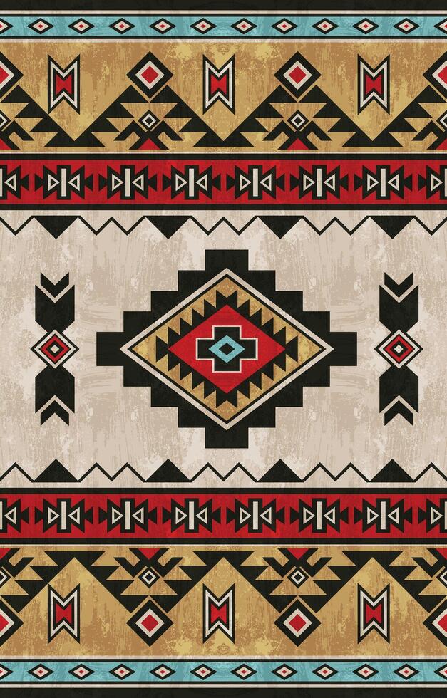 Native american indian ornament pattern geometric ethnic textile ...