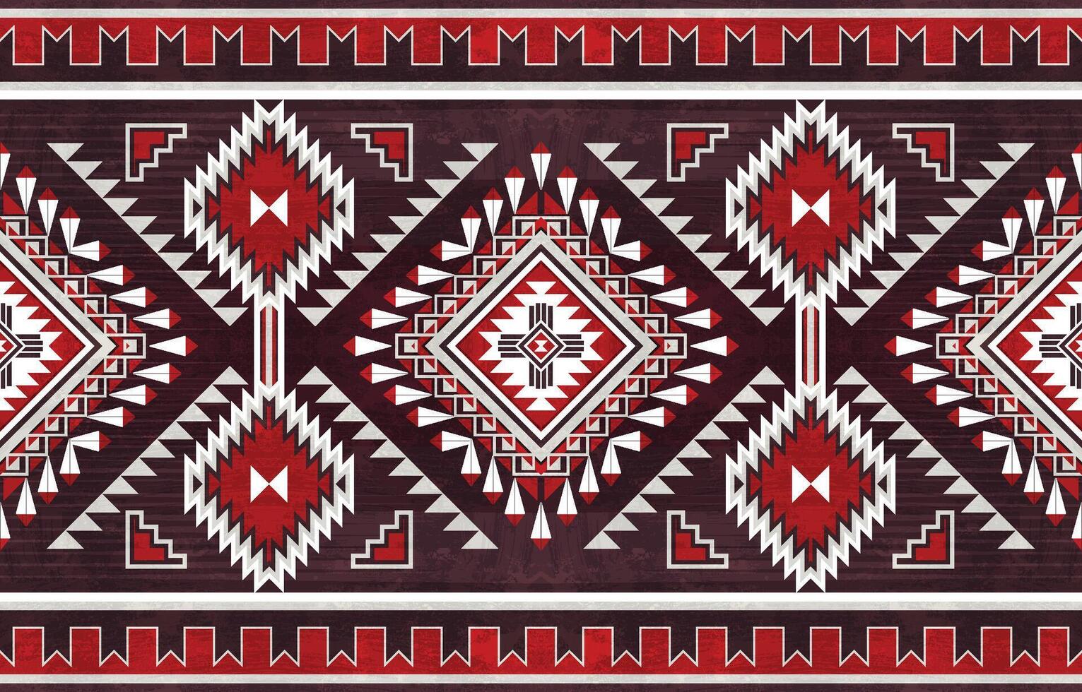 Native american indian ornament pattern geometric ethnic textile ...
