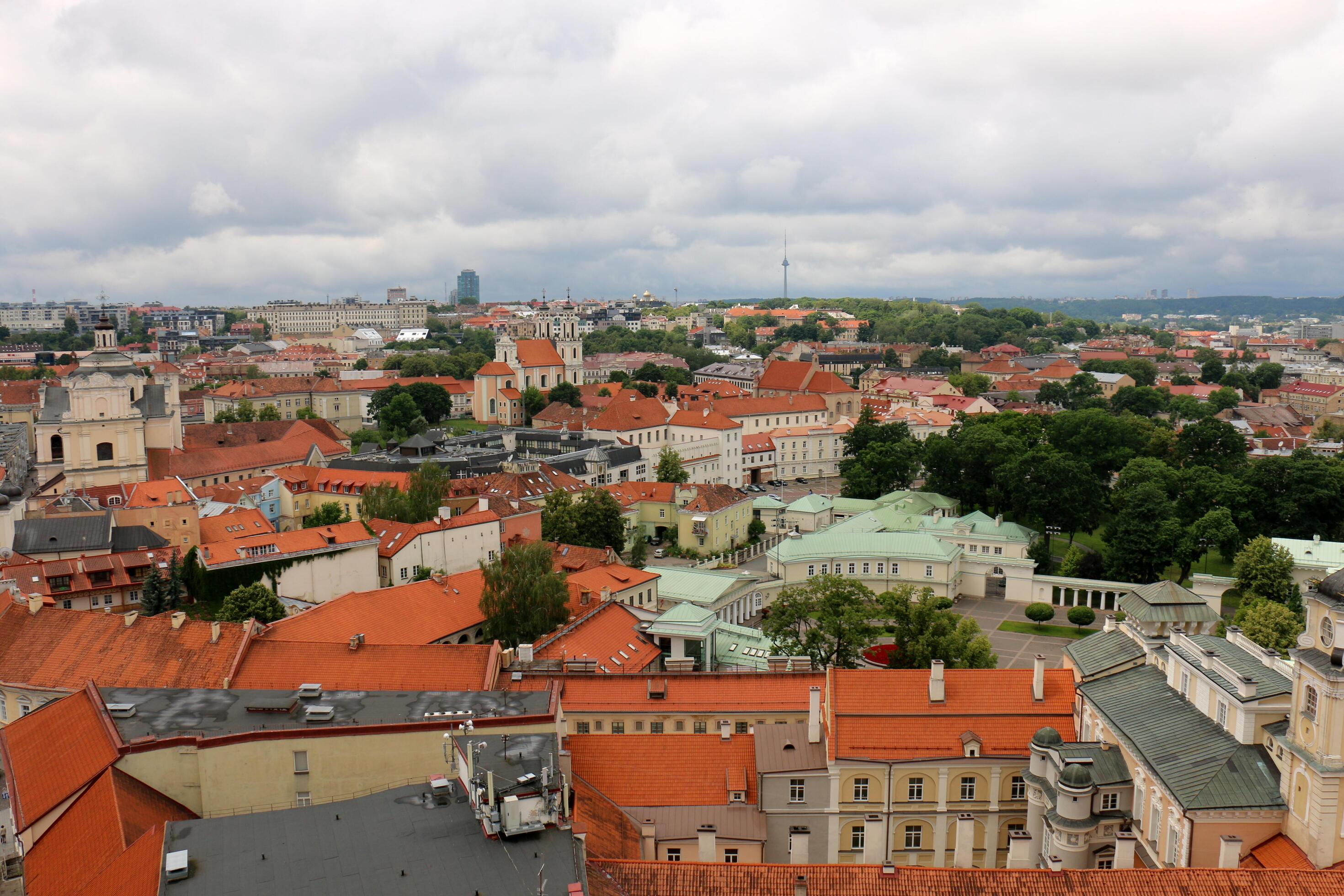 02 07 2023 Vilnius Lithuania. Vilnius is the capital and largest city ...