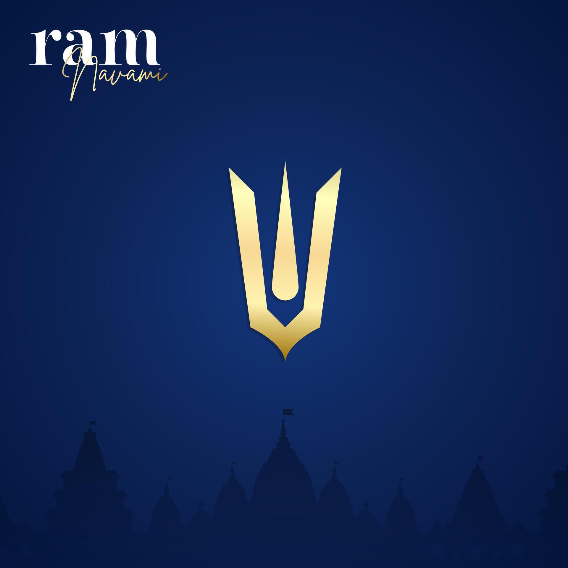 Happy Ram Navami Festival Of India Social Media Post 42693289 Vector