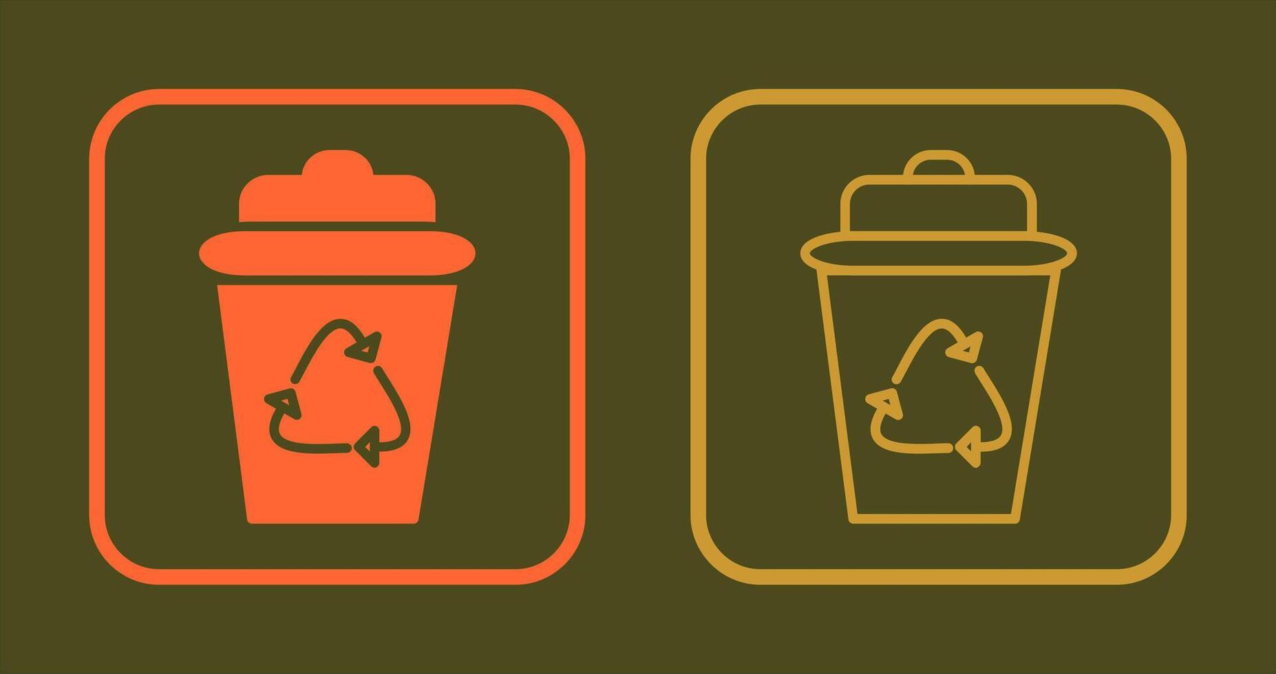 Recycle Bin Icon 42694963 Vector Art At Vecteezy