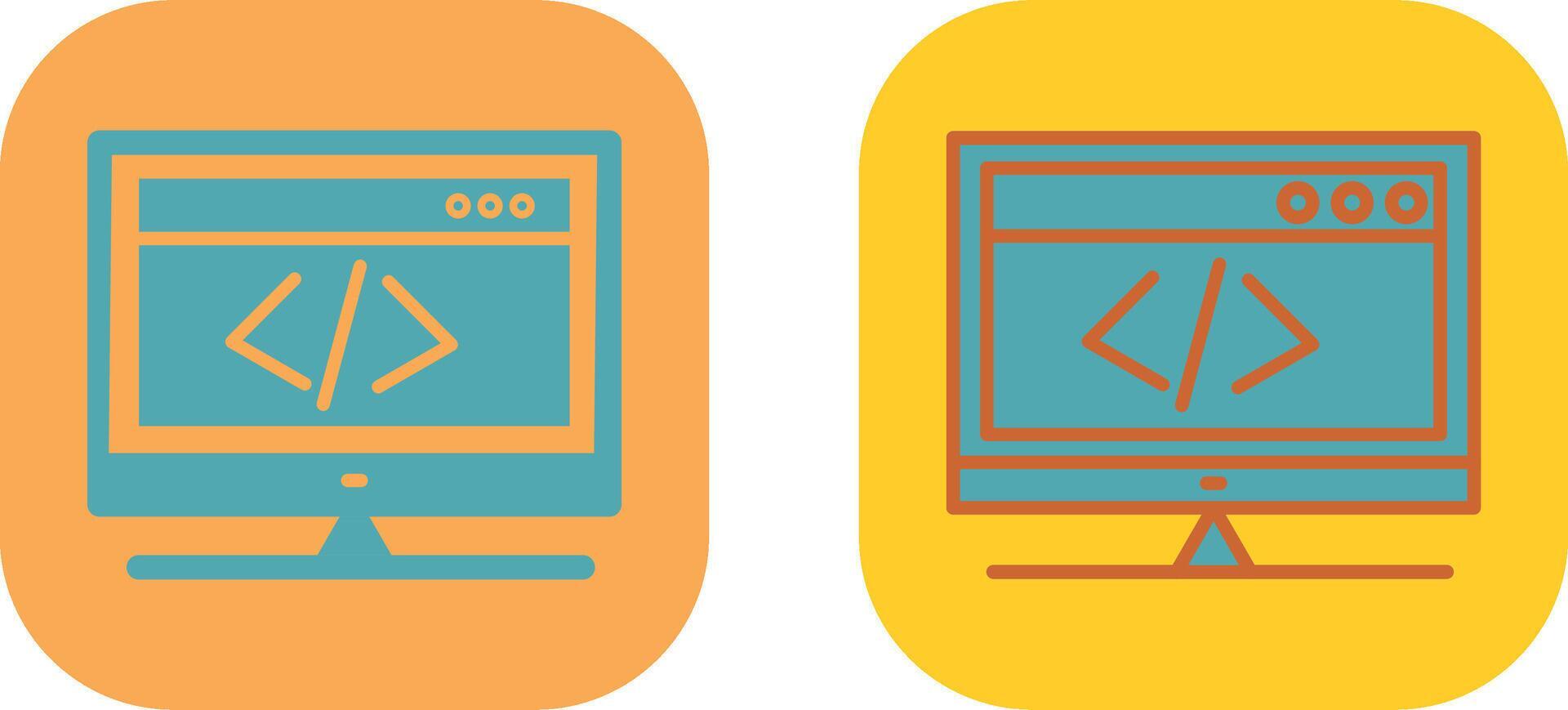 HTML Coding Icon 42696634 Vector Art at Vecteezy