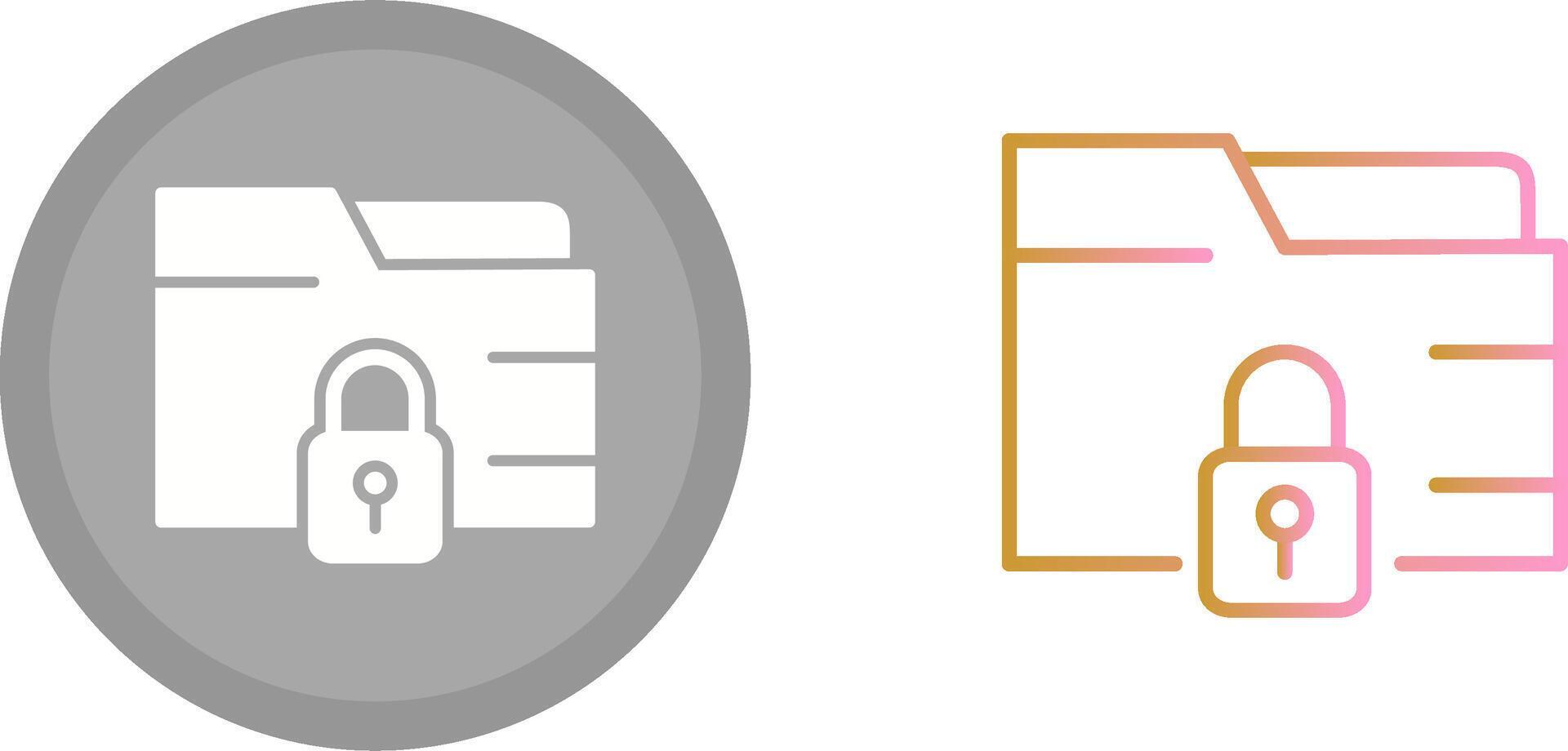 Secure Folder Icon 42698680 Vector Art at Vecteezy