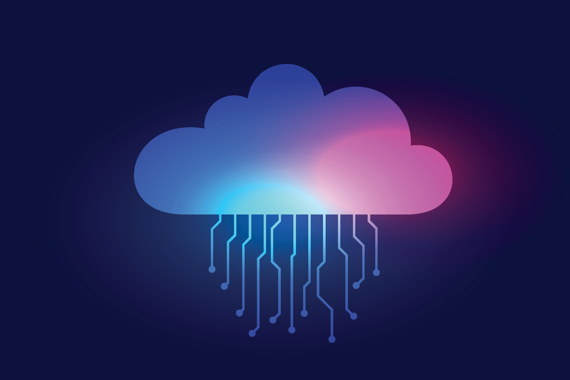 Cloud Storage A Digital Service Or Application That Transfers Data To A Server Or Hosting