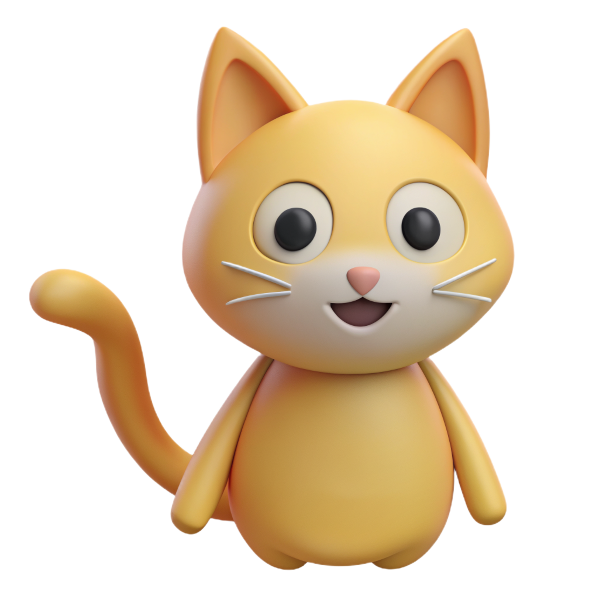 fascinante 3d gato un maravilloso imagen para tu diseños 42714198 PNG