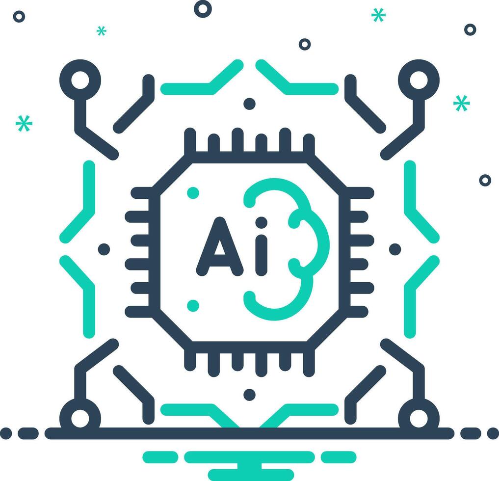 Mix icon for artificial intelligence 42723818 Vector Art at Vecteezy