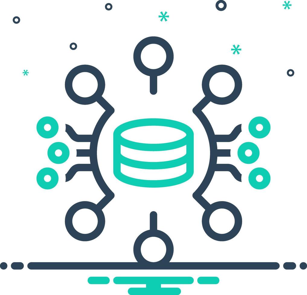 Mix icon for data 42724091 Vector Art at Vecteezy