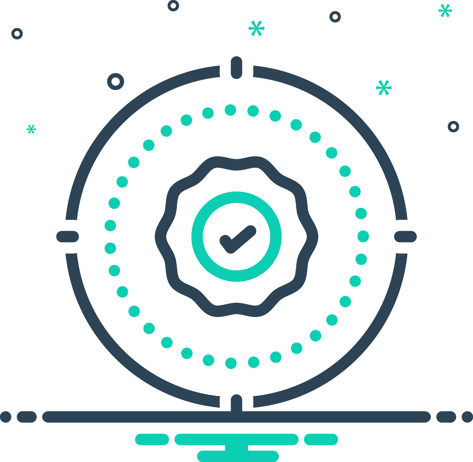 Mix icon for reliability 42724219 Vector Art at Vecteezy