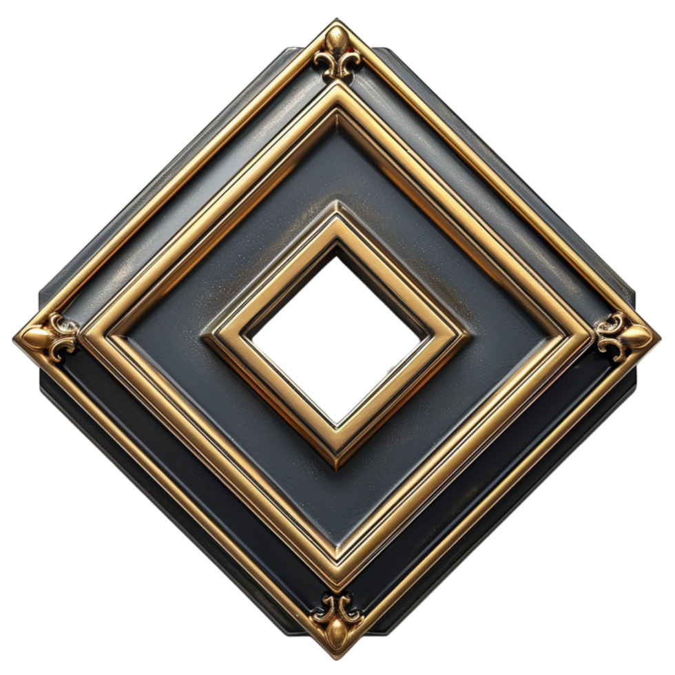 Platz Rahmen isoliert auf transparent Hintergrund, 42730091 PNG