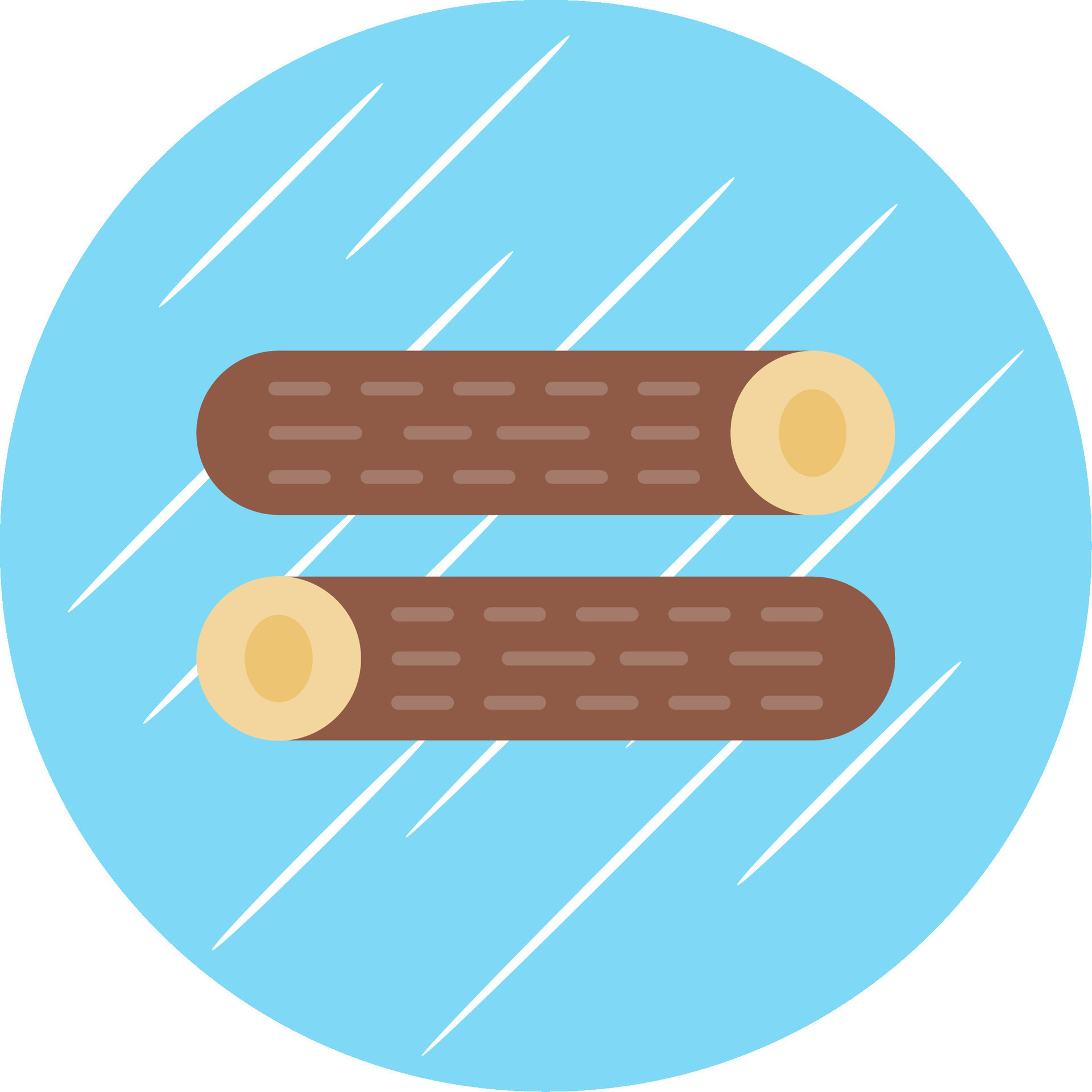 Wood Log Flat Blue Circle Icon 42730706 Vector Art at Vecteezy