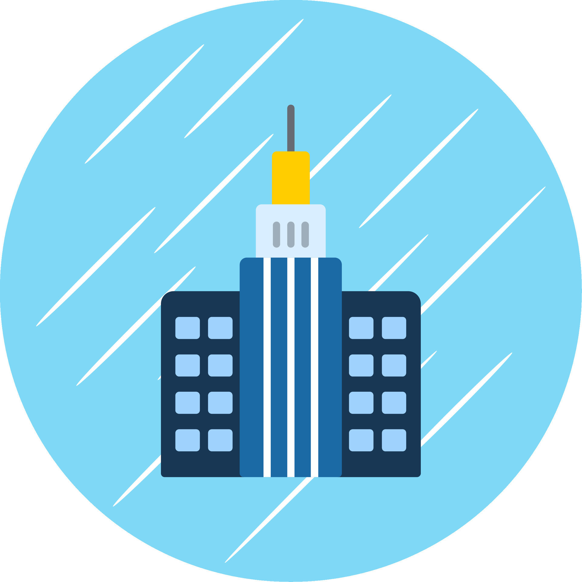 Skycraper Flat Blue Circle Icon 42734391 Vector Art at Vecteezy Skycraper Flat Blue Circle Icon 42734391 Vector Art at Vecteezy