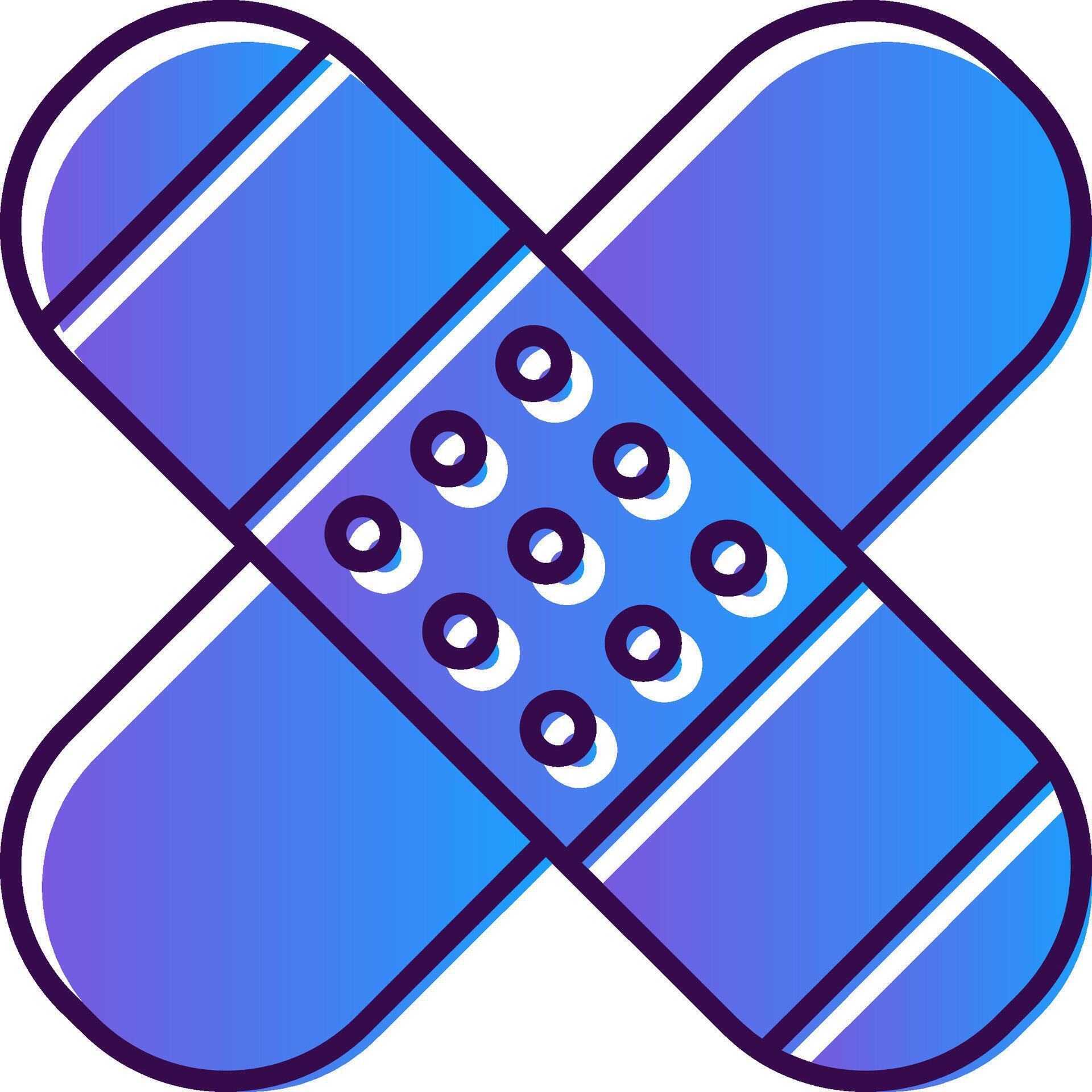 Patch Gradient Filled Icon 42737633 Vector Art at Vecteezy