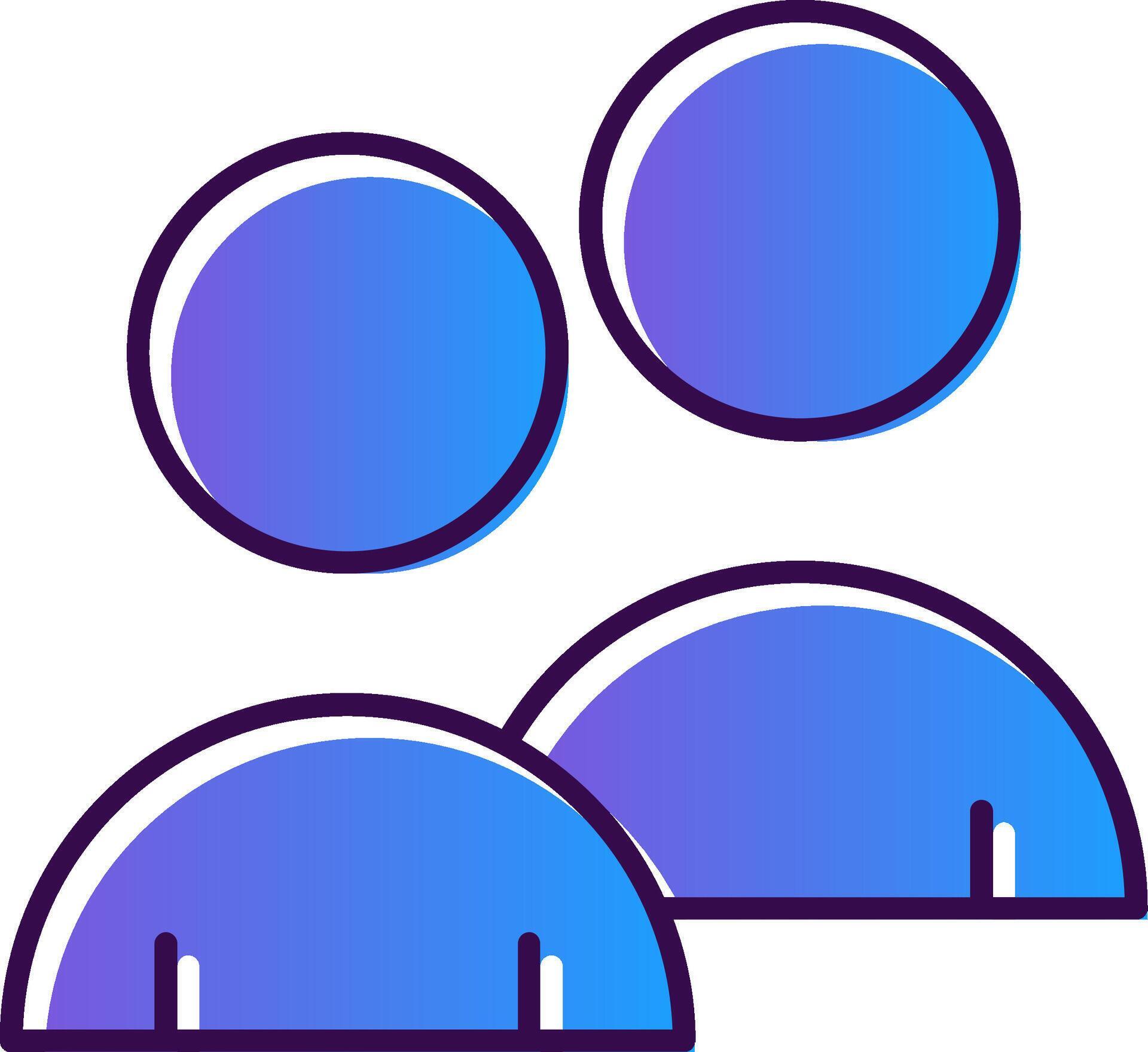 Team Gradient Filled Icon 42741133 Vector Art at Vecteezy