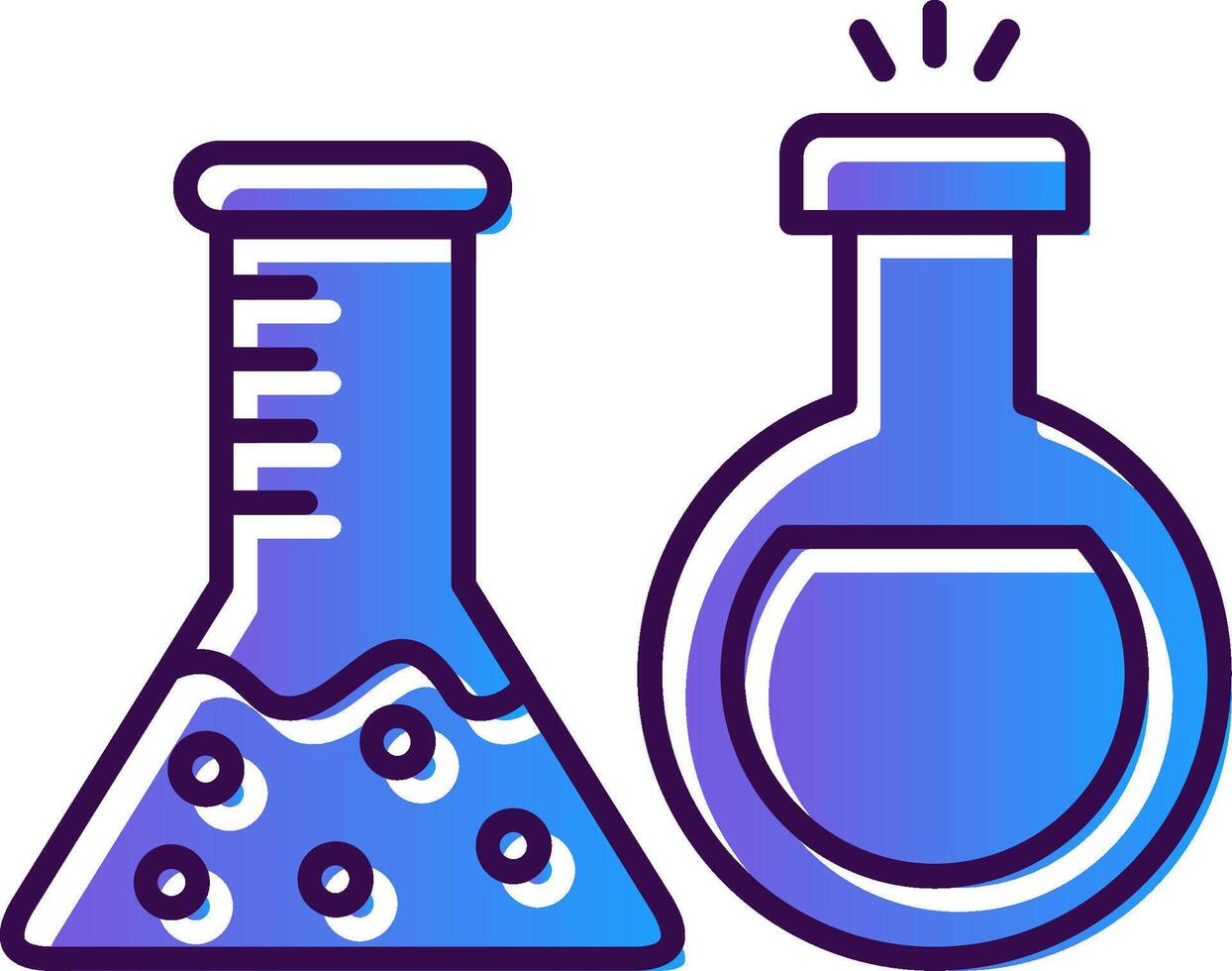 Flask Gradient Filled Icon 42746094 Vector Art at Vecteezy