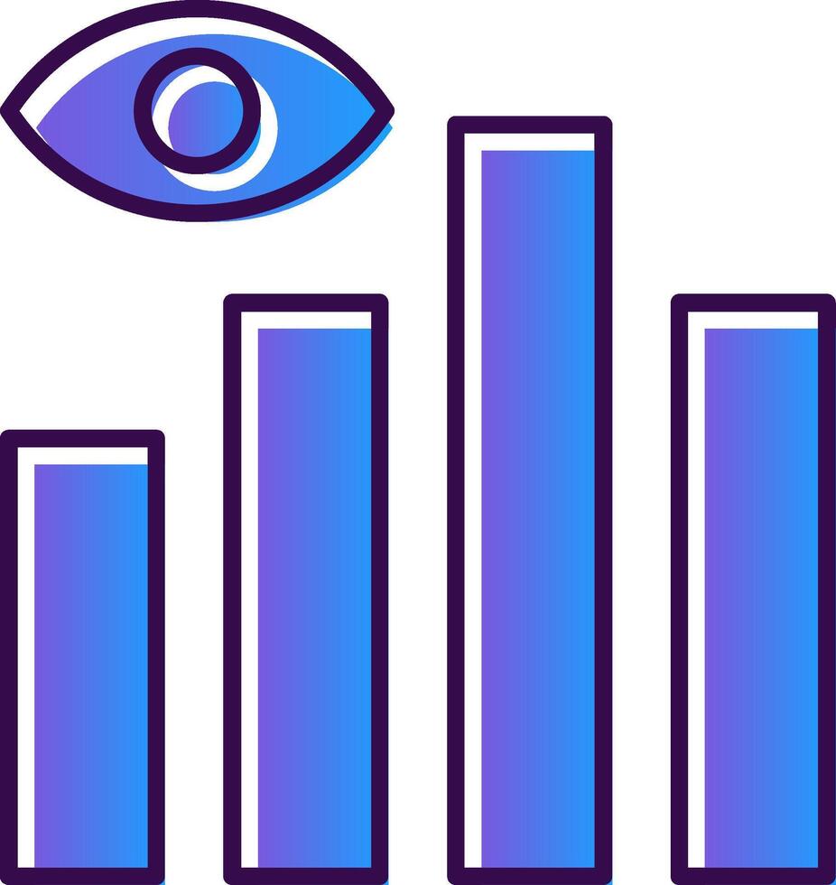 Data Visualization Gradient Filled Icon 42751121 Vector Art at Vecteezy