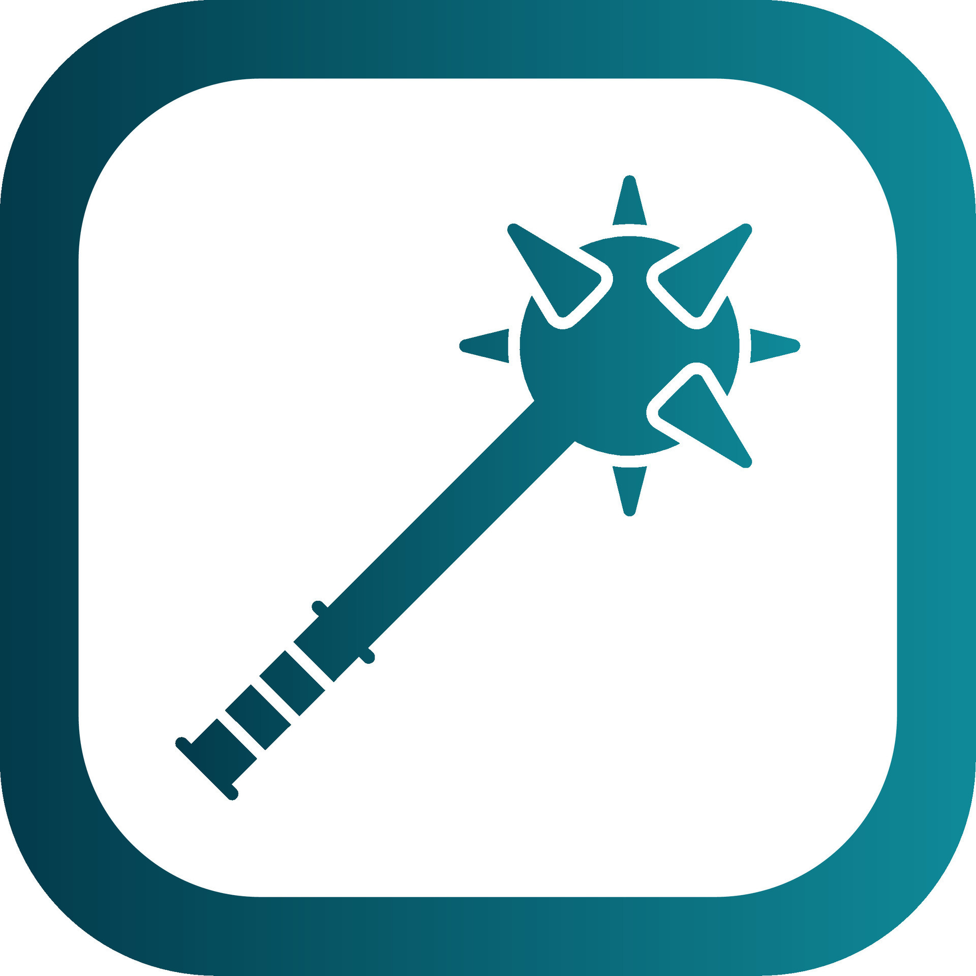 Mace Glyph Gradient Round Corner Icon 42760023 Vector Art at Vecteezy Mace Glyph Gradient Round Corner Icon 42760023 Vector Art at Vecteezy