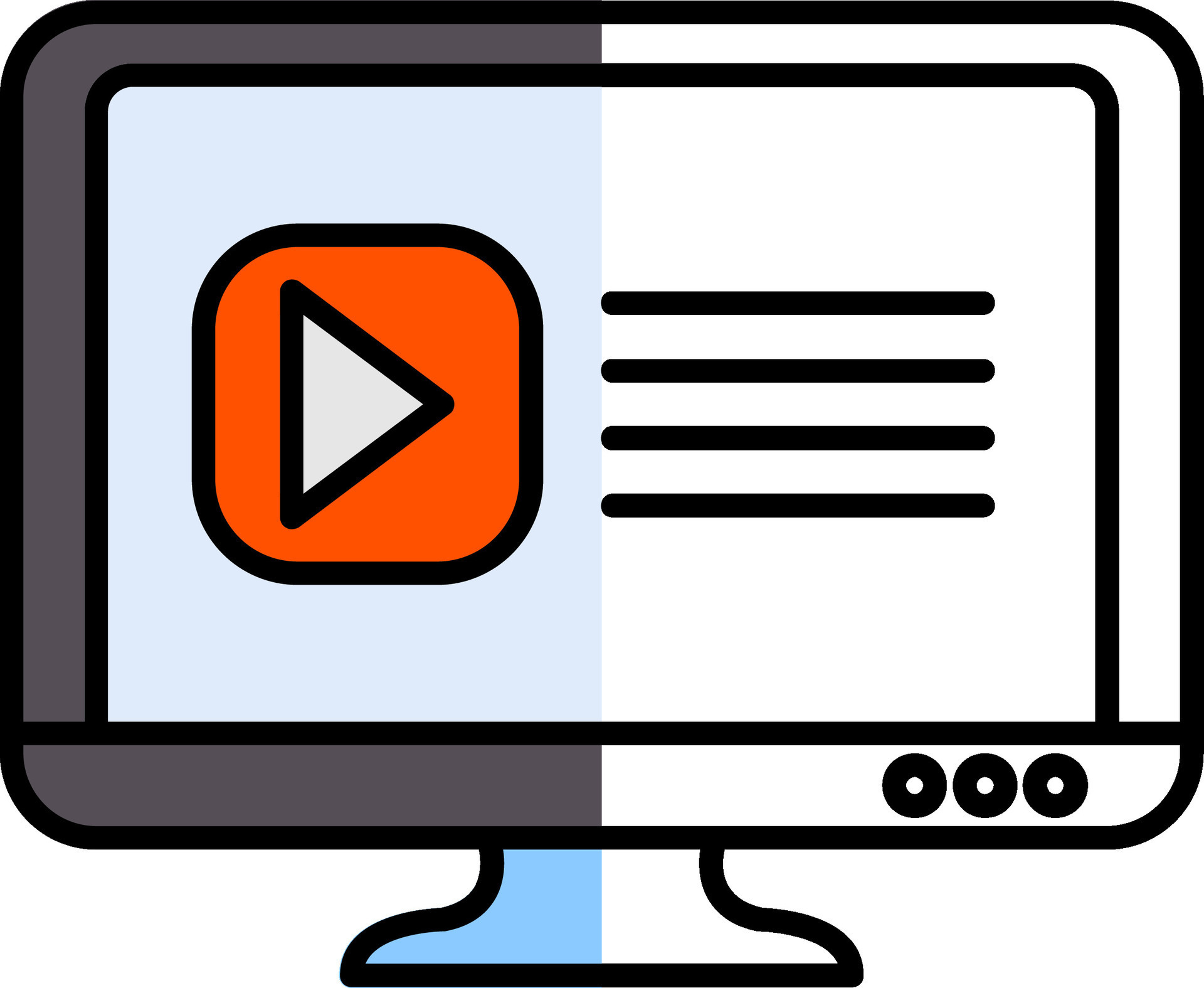 Tutorial Filled Half Cut Icon 42771857 Vector Art at Vecteezy