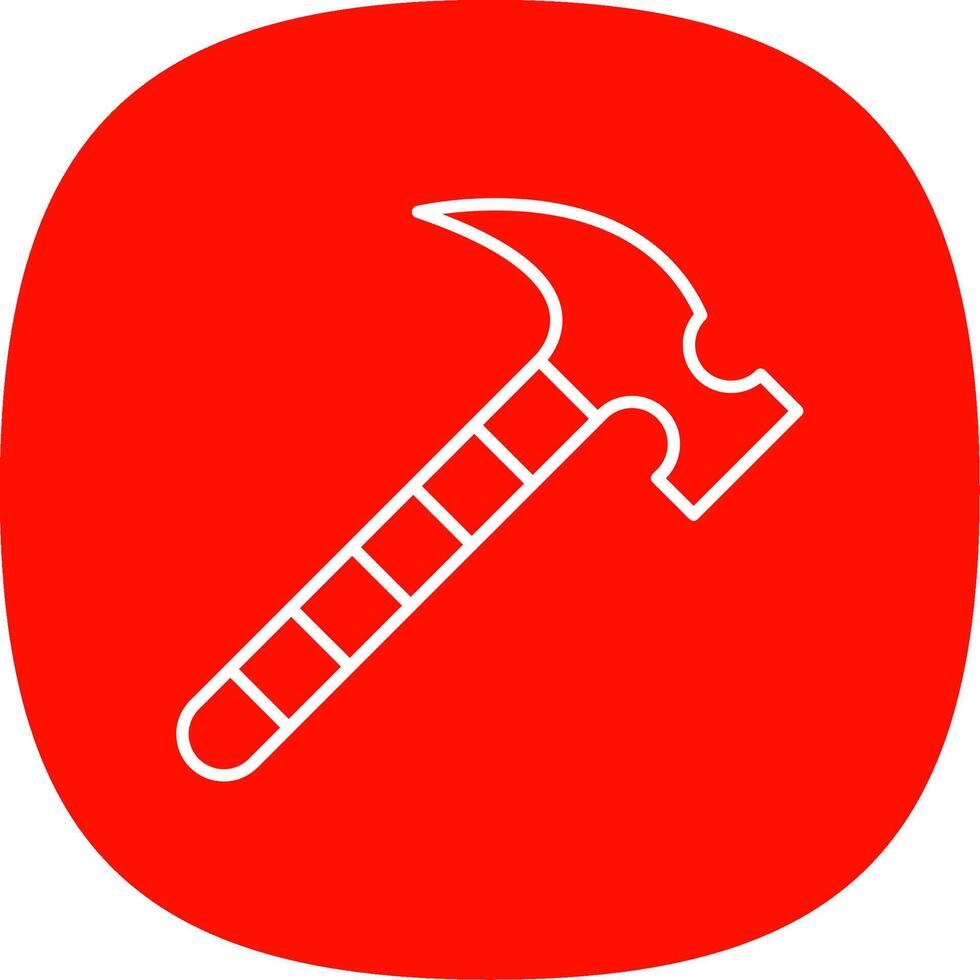 Hammer Line Curve Icon 42775419 Vector Art At Vecteezy