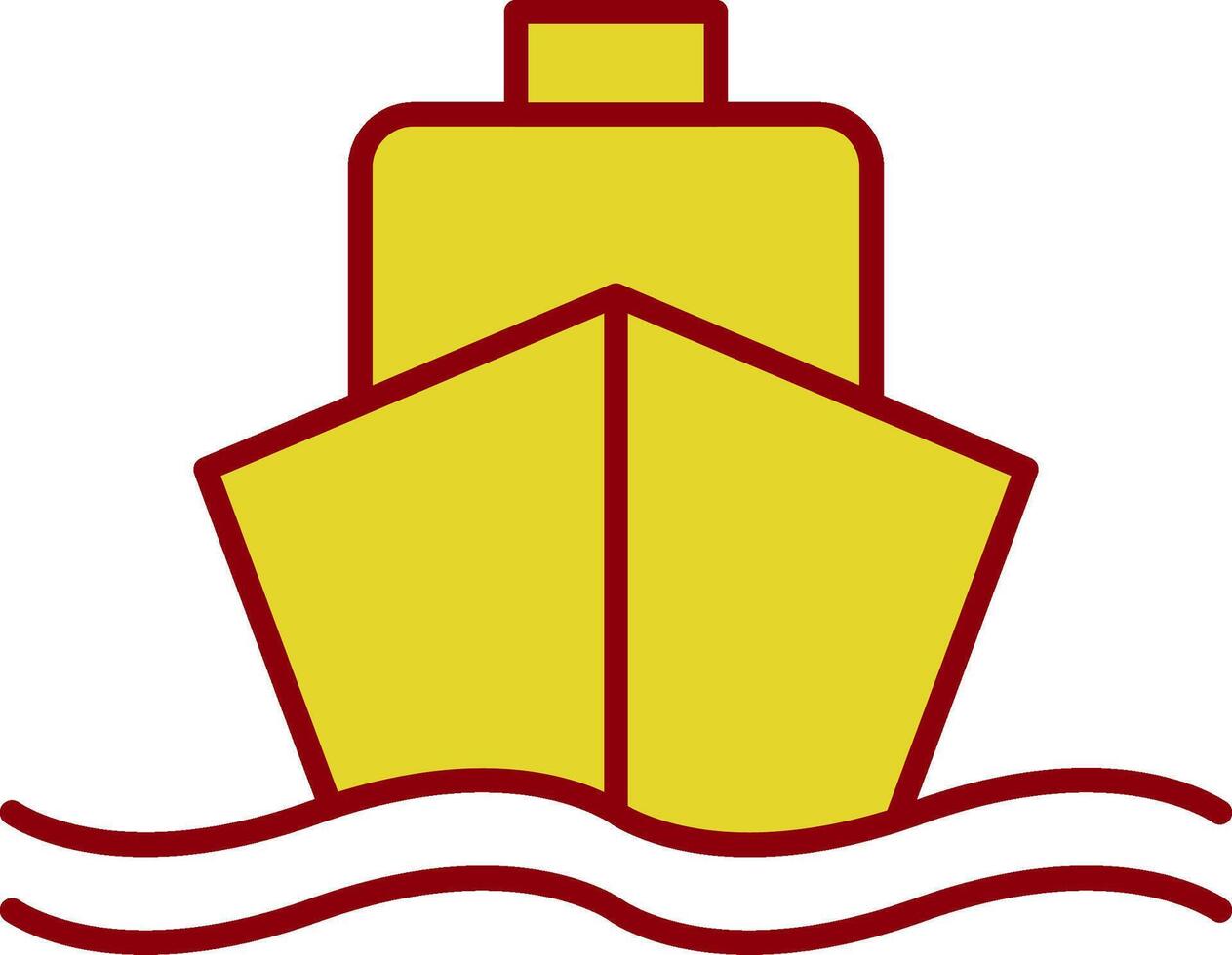 Ship Line Two Color Icon 42776979 Vector Art At Vecteezy