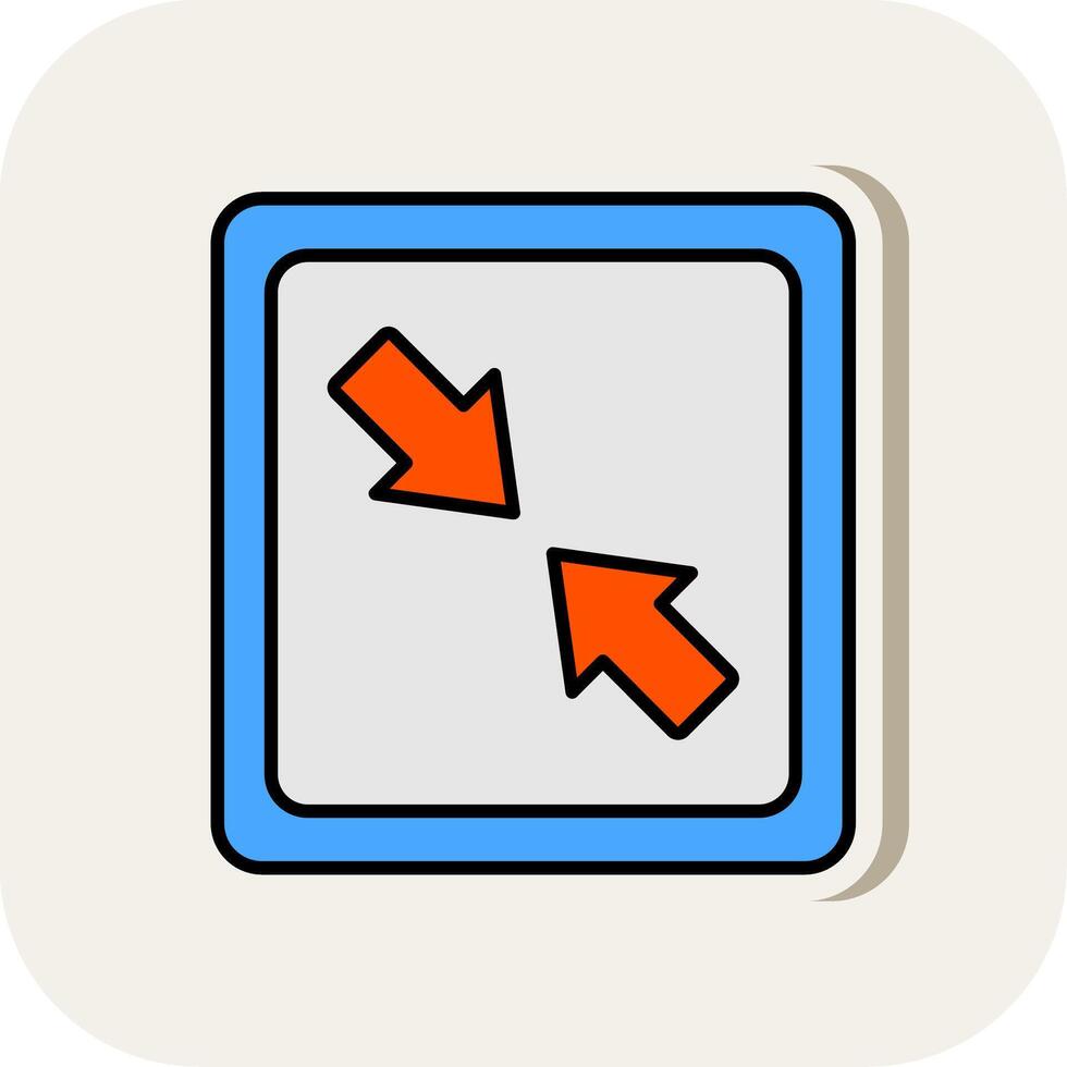 Shrink Line Filled White Shadow Icon 42780927 Vector Art At Vecteezy