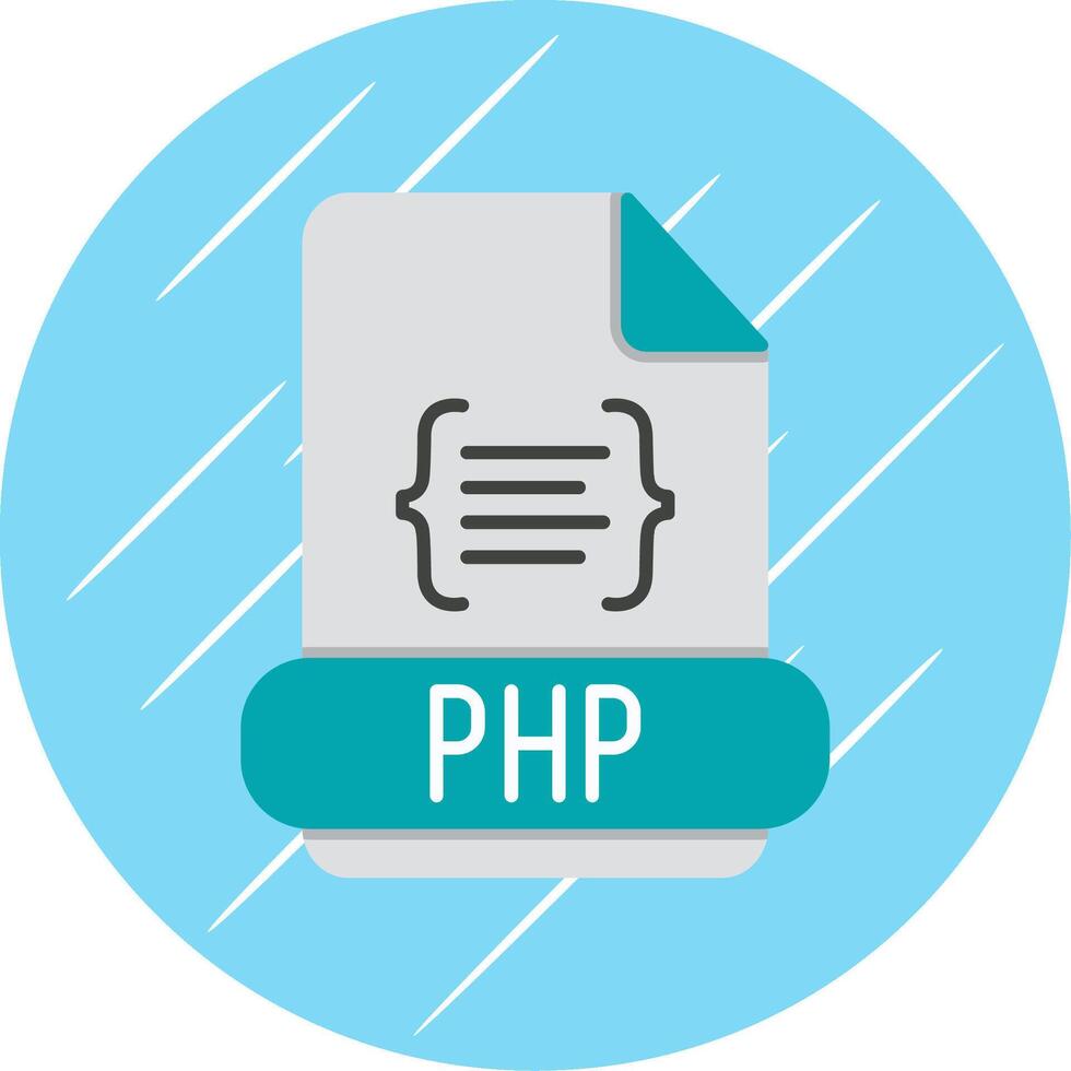 Php Flat Blue Circle Icon 42781242 Vector Art at Vecteezy