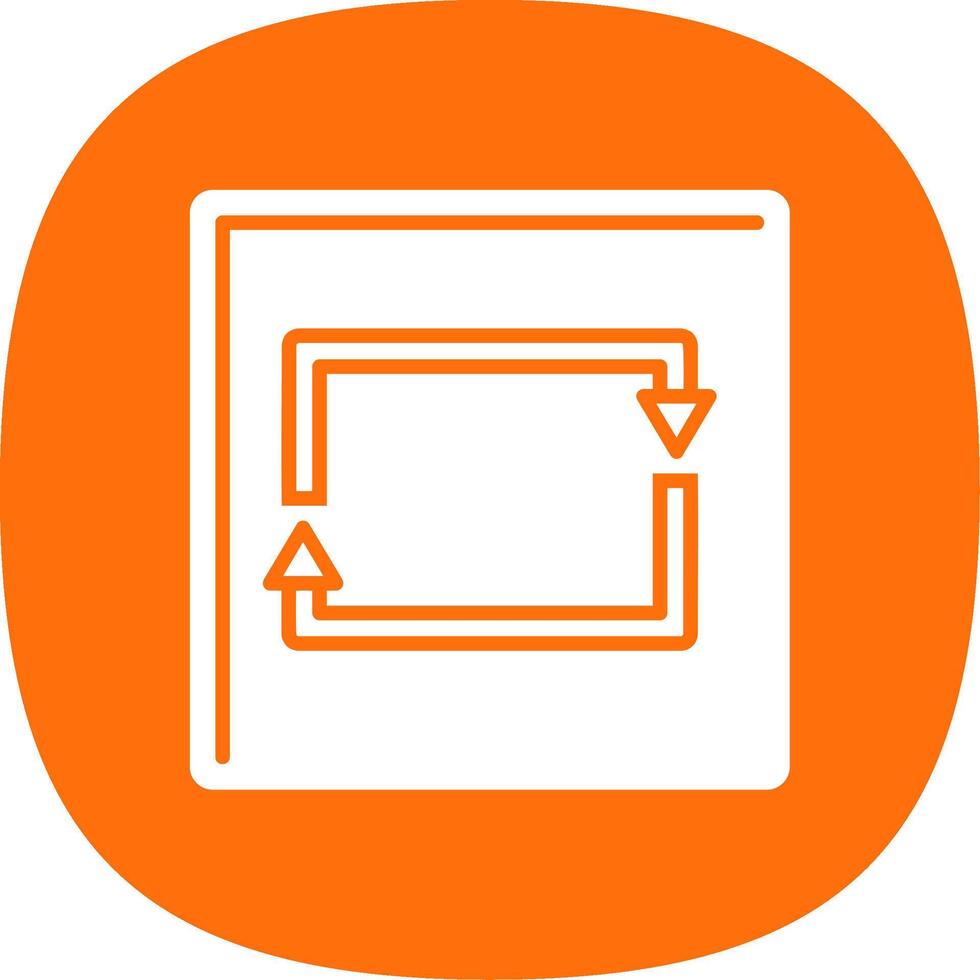 Rectangular Arrow Glyph Curve Icon 42782897 Vector Art at Vecteezy Rectangular Arrow Glyph Curve Icon 42782897 Vector Art at Vecteezy