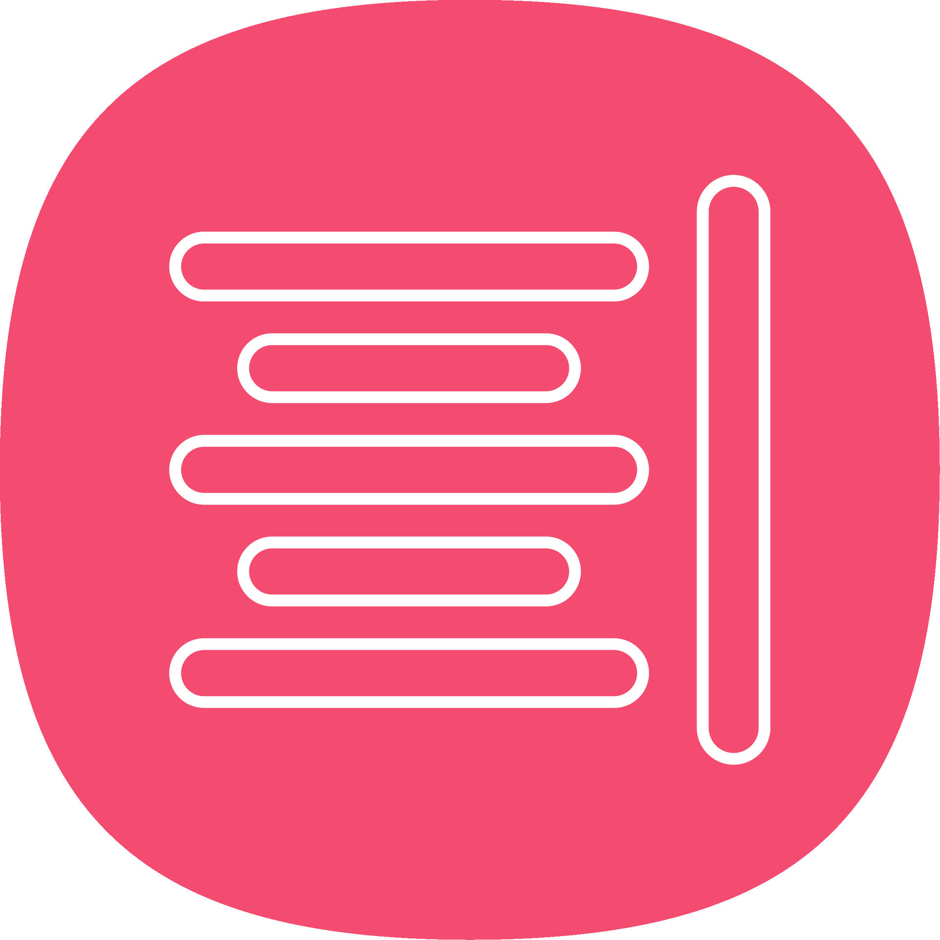 Horizontal Align Line Curve Icon 42791011 Vector Art At Vecteezy