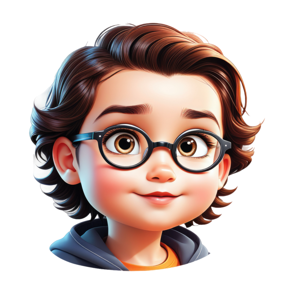 Dibujos Animados Chico Con Lentes Y Un Capucha 42793436 Png