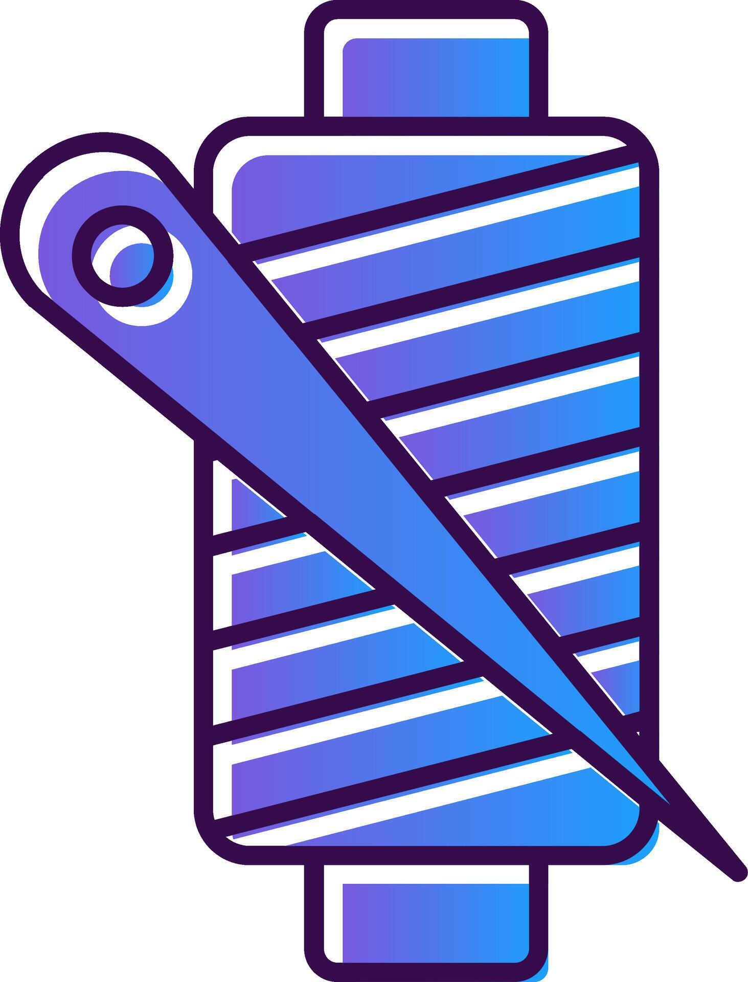 Thread Gradient Filled Icon 42817005 Vector Art at Vecteezy