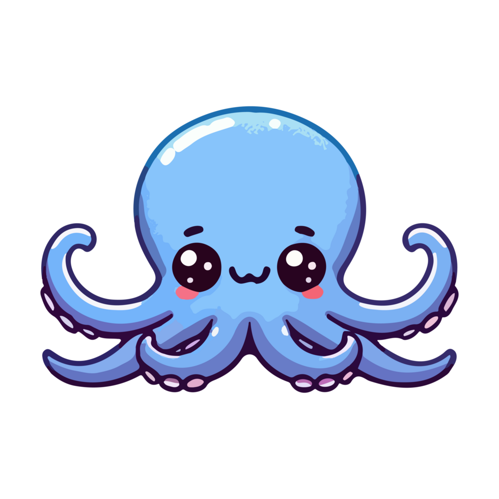 Cute Icon Character Octopus 42817517 Png