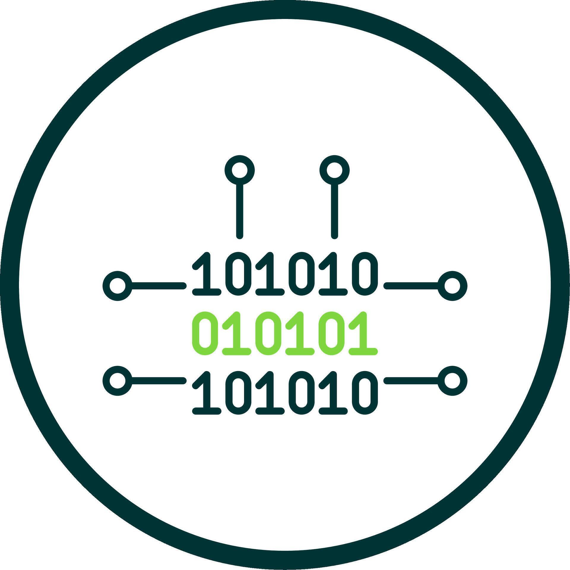 Binary Code Line Circle Icon 42817966 Vector Art at Vecteezy Binary Code Line Circle Icon 42817966 Vector Art at Vecteezy