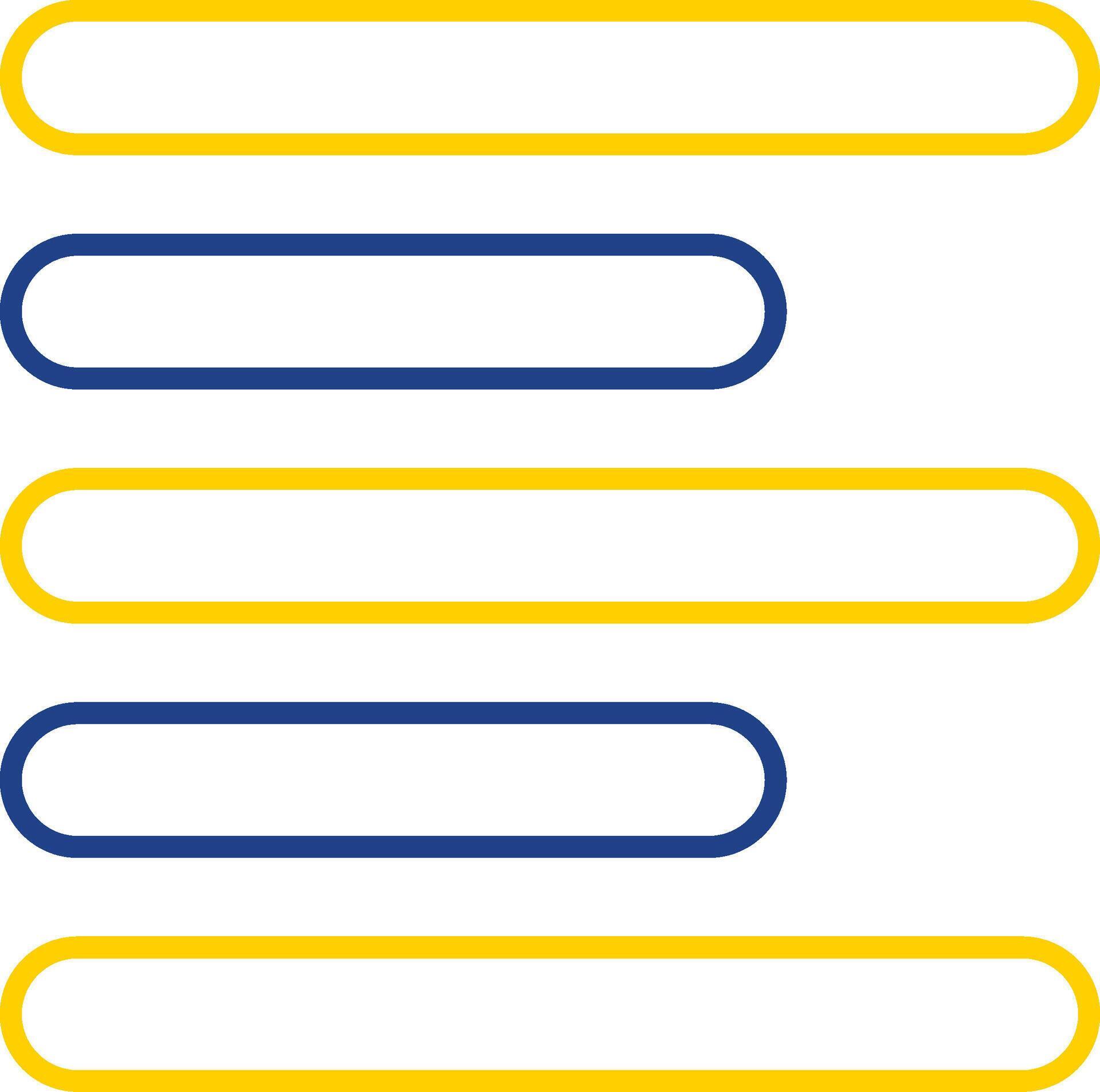 Horizontal Left Align Line Two Color Icon 42818241 Vector Art At Vecteezy