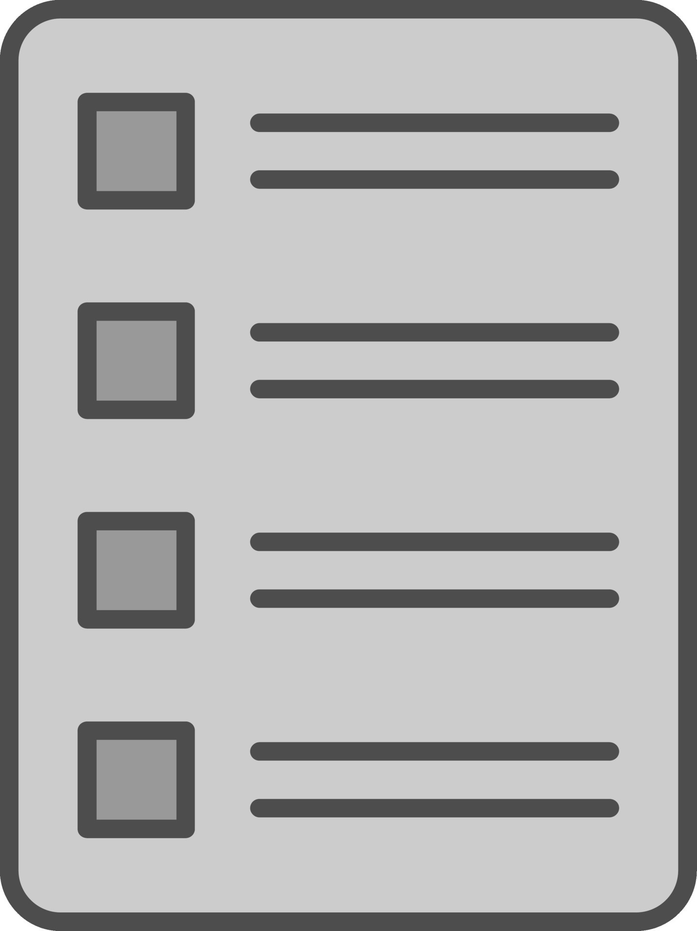 Task List Fillay Icon 42820336 Vector Art at Vecteezy