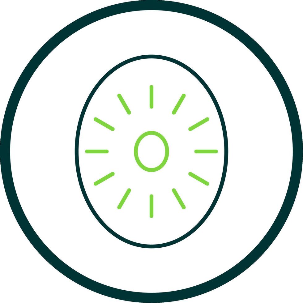 Kiwi Line Circle Icon 42822331 Vector Art at Vecteezy