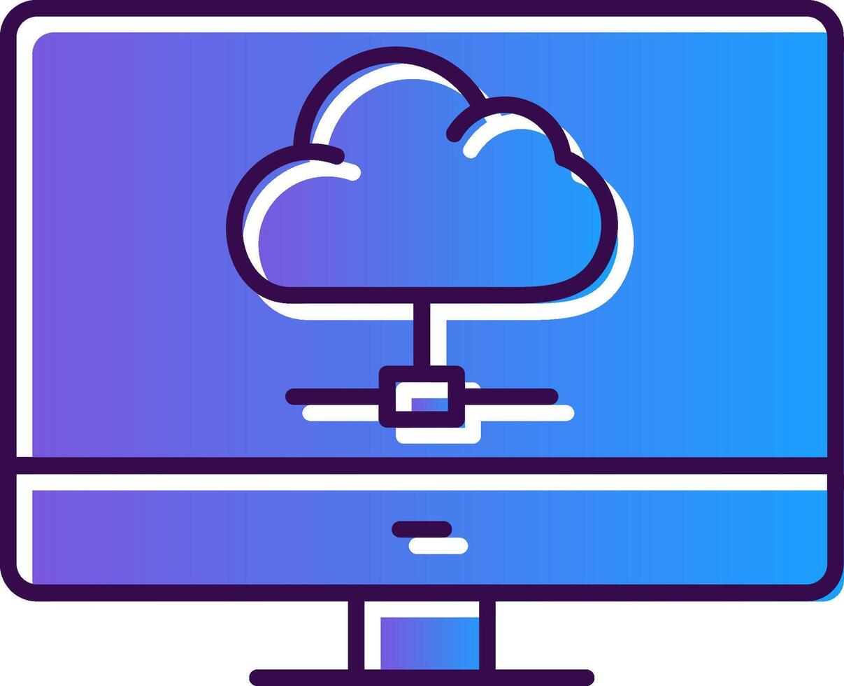 Computing Gradient Filled Icon 42826092 Vector Art at Vecteezy
