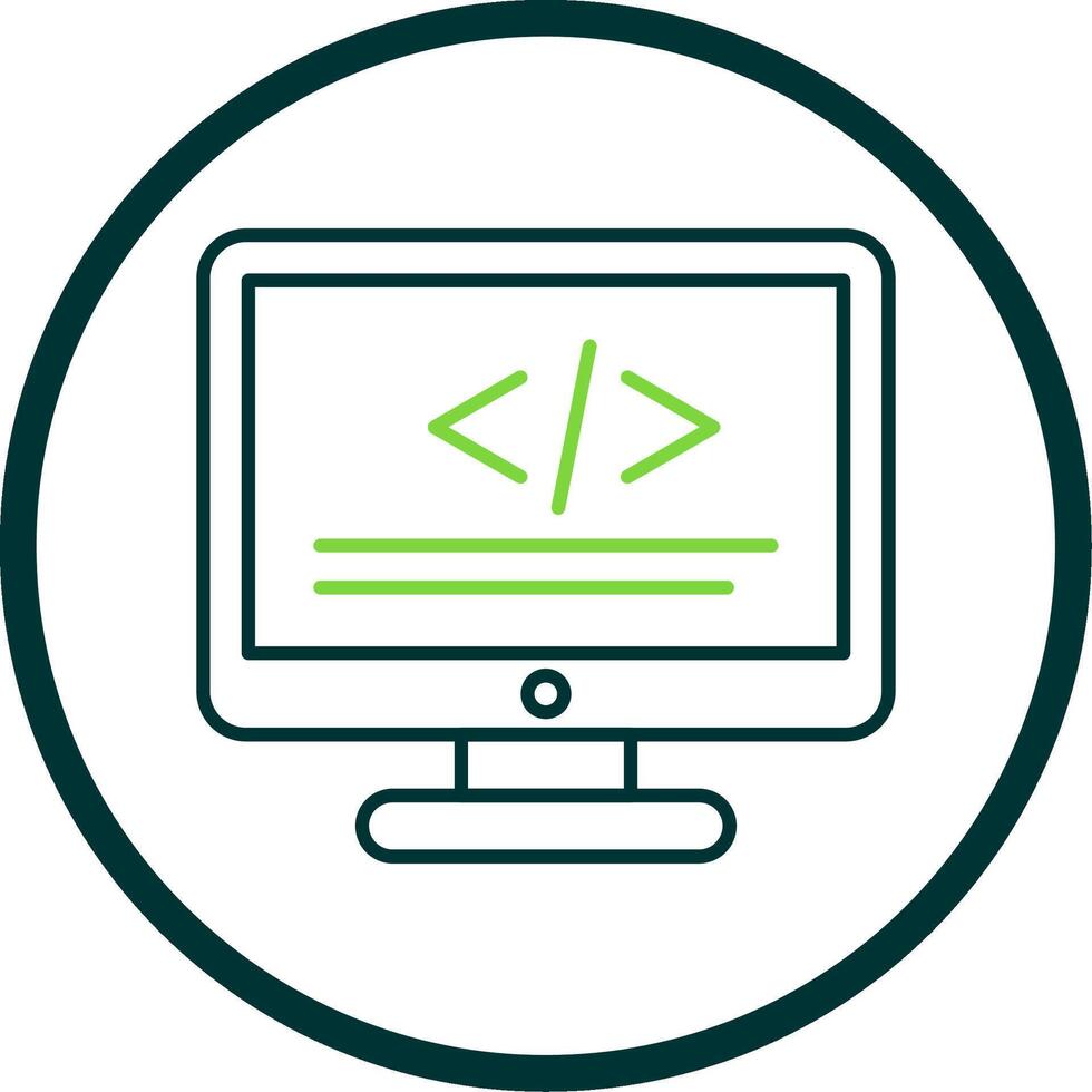 Programming Line Circle Icon 42831272 Vector Art at Vecteezy