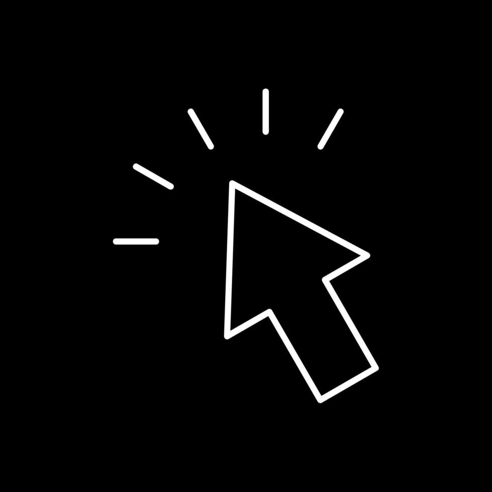 Mouse Cursor Line Inverted Icon 42839299 Vector Art At Vecteezy