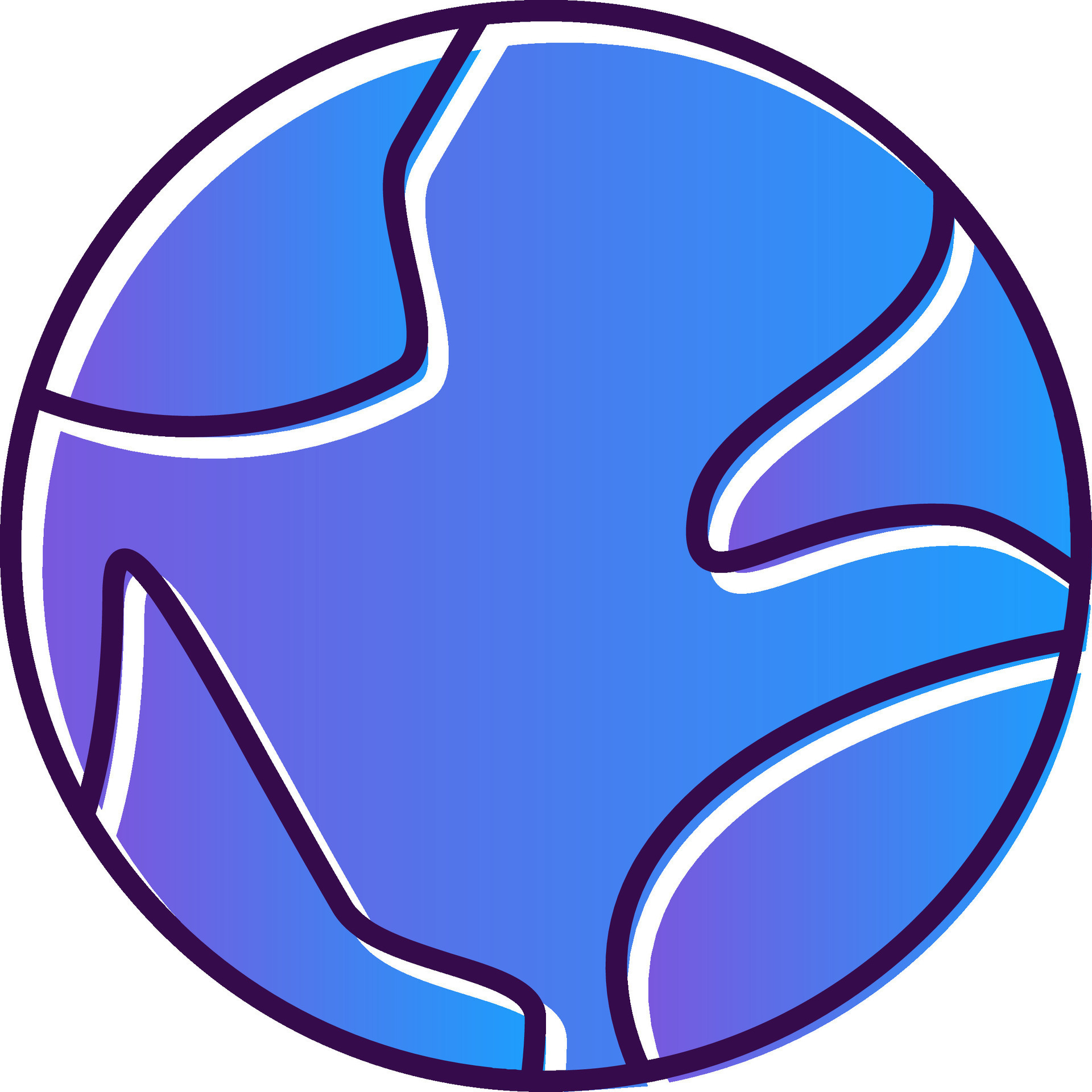 Earth Globe Gradient Filled Icon 42839616 Vector Art at Vecteezy