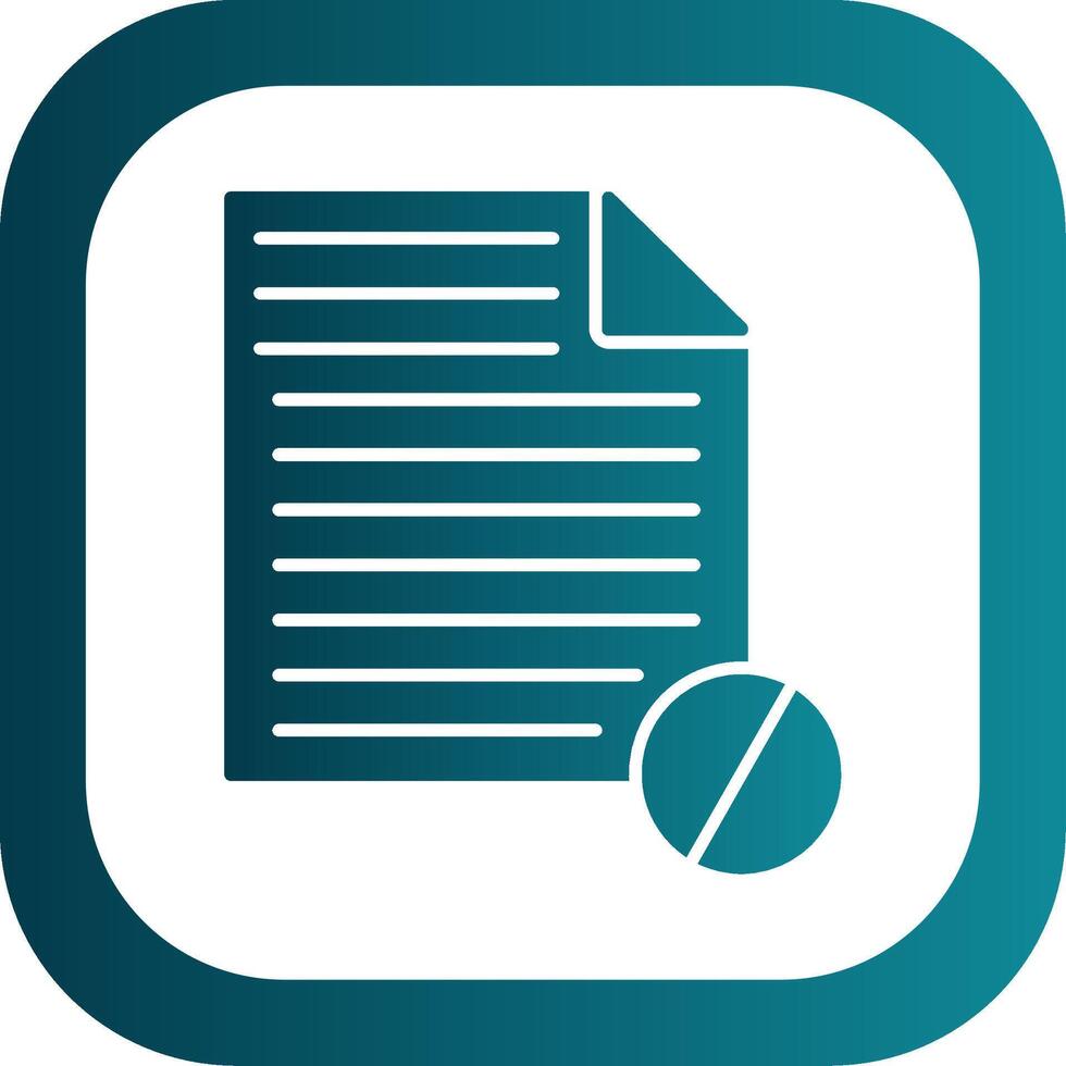 Blocked Glyph Gradient Round Corner Icon 42839834 Vector Art at Vecteezy