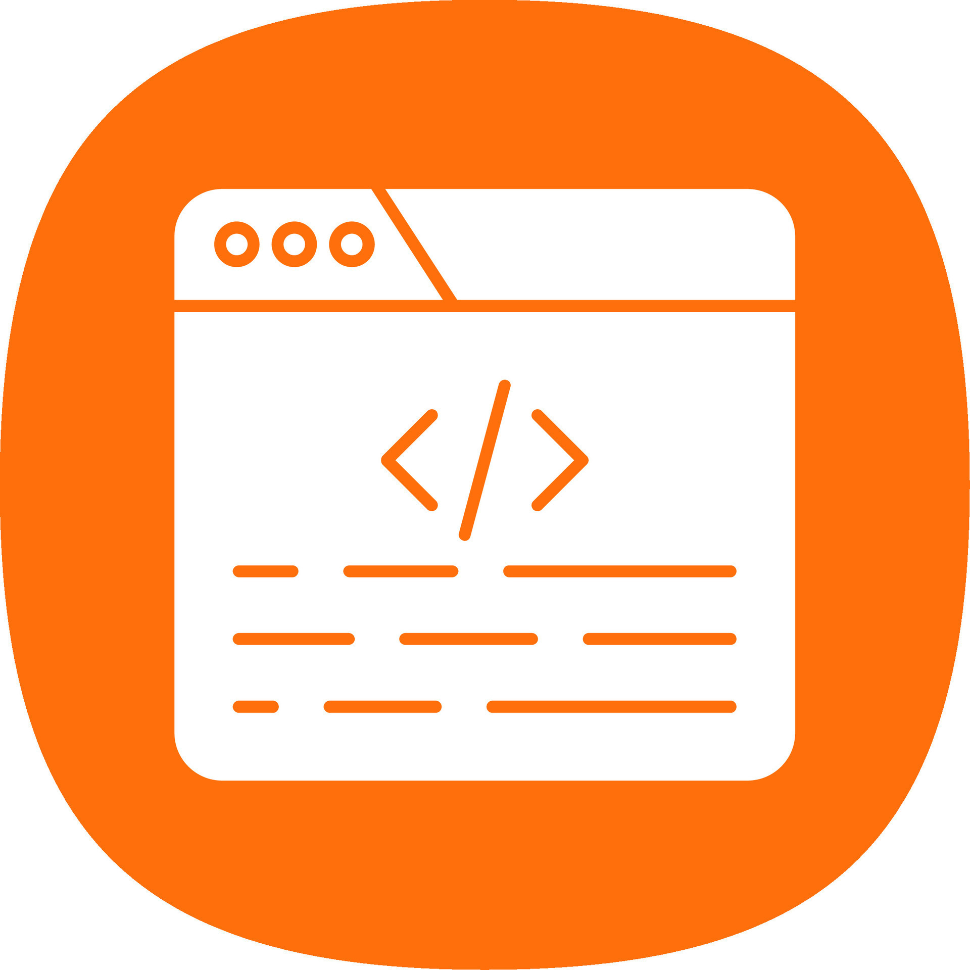 Coding Glyph Curve Icon 42843135 Vector Art at Vecteezy