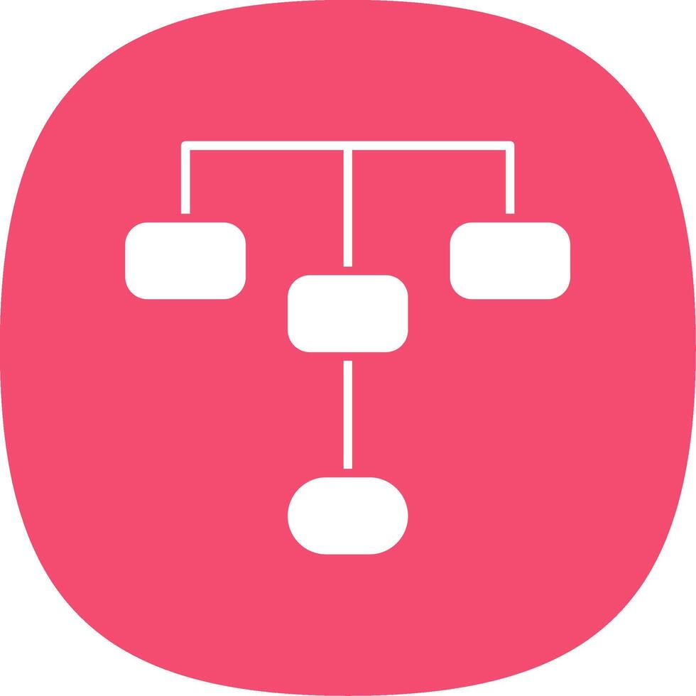 Hierarchical Structure Glyph Curve Icon 42846916 Vector Art at Vecteezy