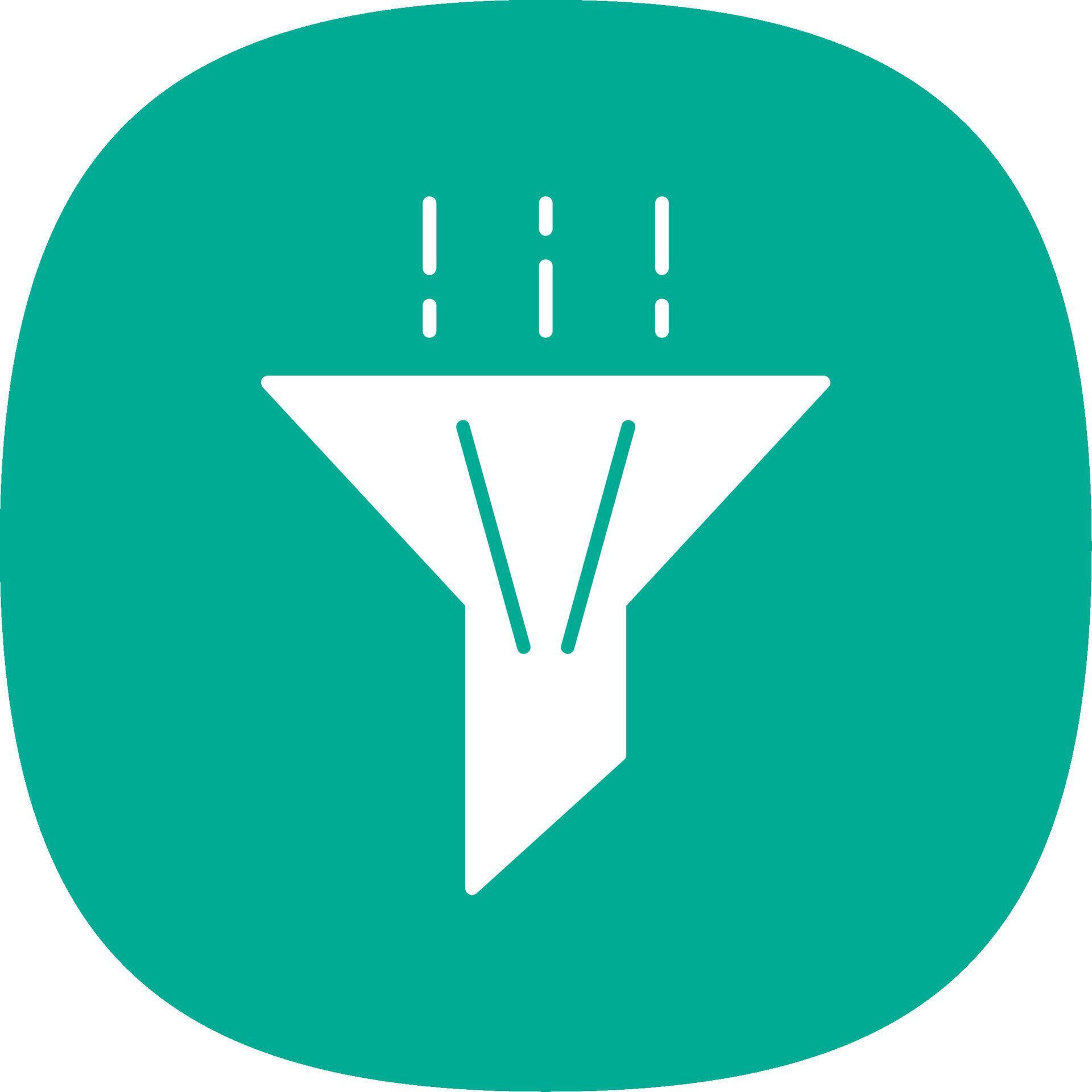 Filter Glyph Curve Icon 42855675 Vector Art at Vecteezy