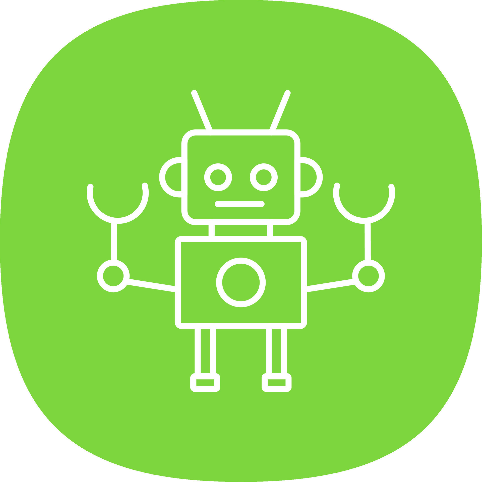 Robot Line Curve Icon 42855920 Vector Art at Vecteezy