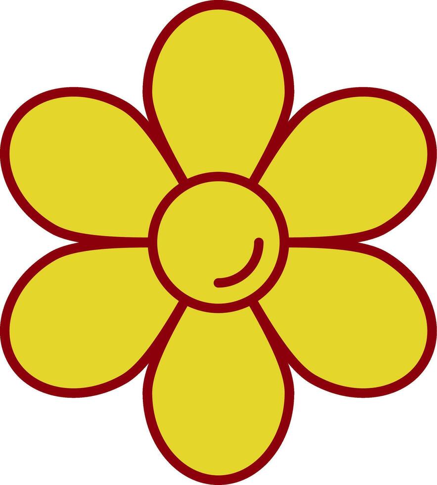 Daisy Line Circle Icon 42856299 Vector Art At Vecteezy