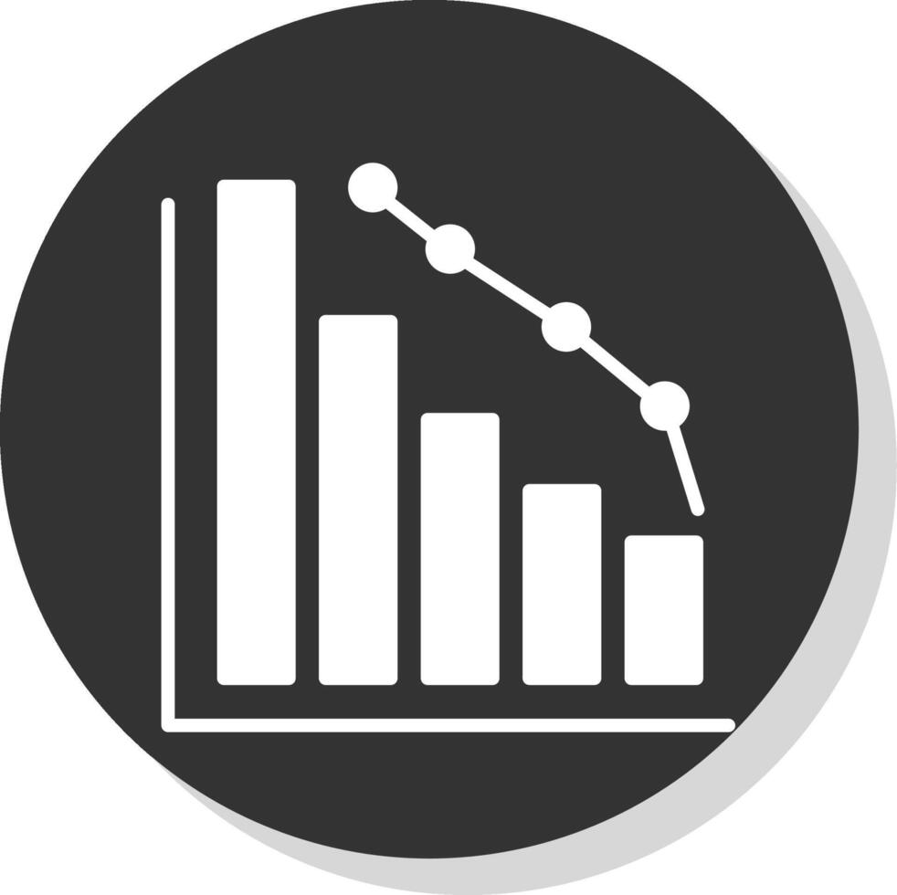 Decrease Glyph Grey Circle Icon 42858529 Vector Art at Vecteezy