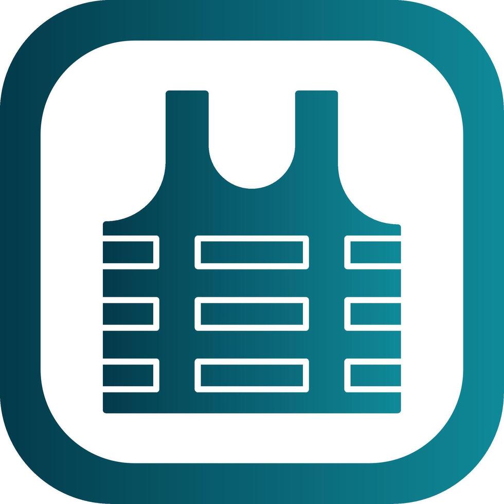 Bullet Proof Vest Glyph Gradient Round Corner Icon 42859365 Vector Art ... Bullet Proof Vest Glyph Gradient Round Corner Icon 42859365 Vector Art ...