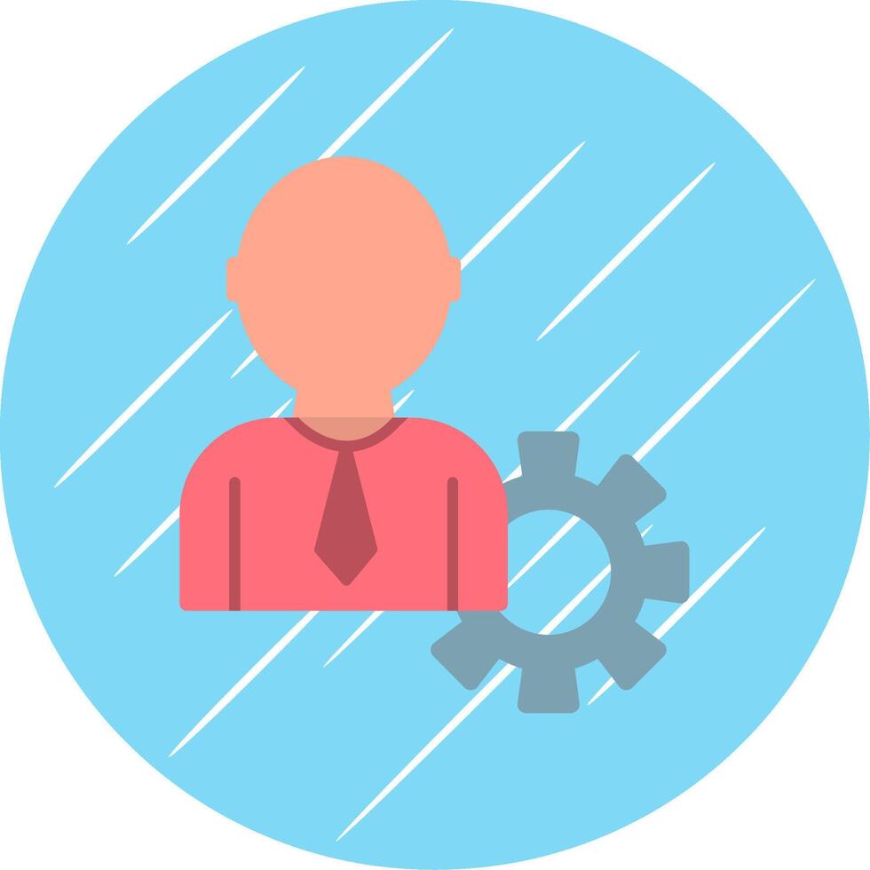 Administrator Flat Blue Circle Icon 42859639 Vector Art at Vecteezy